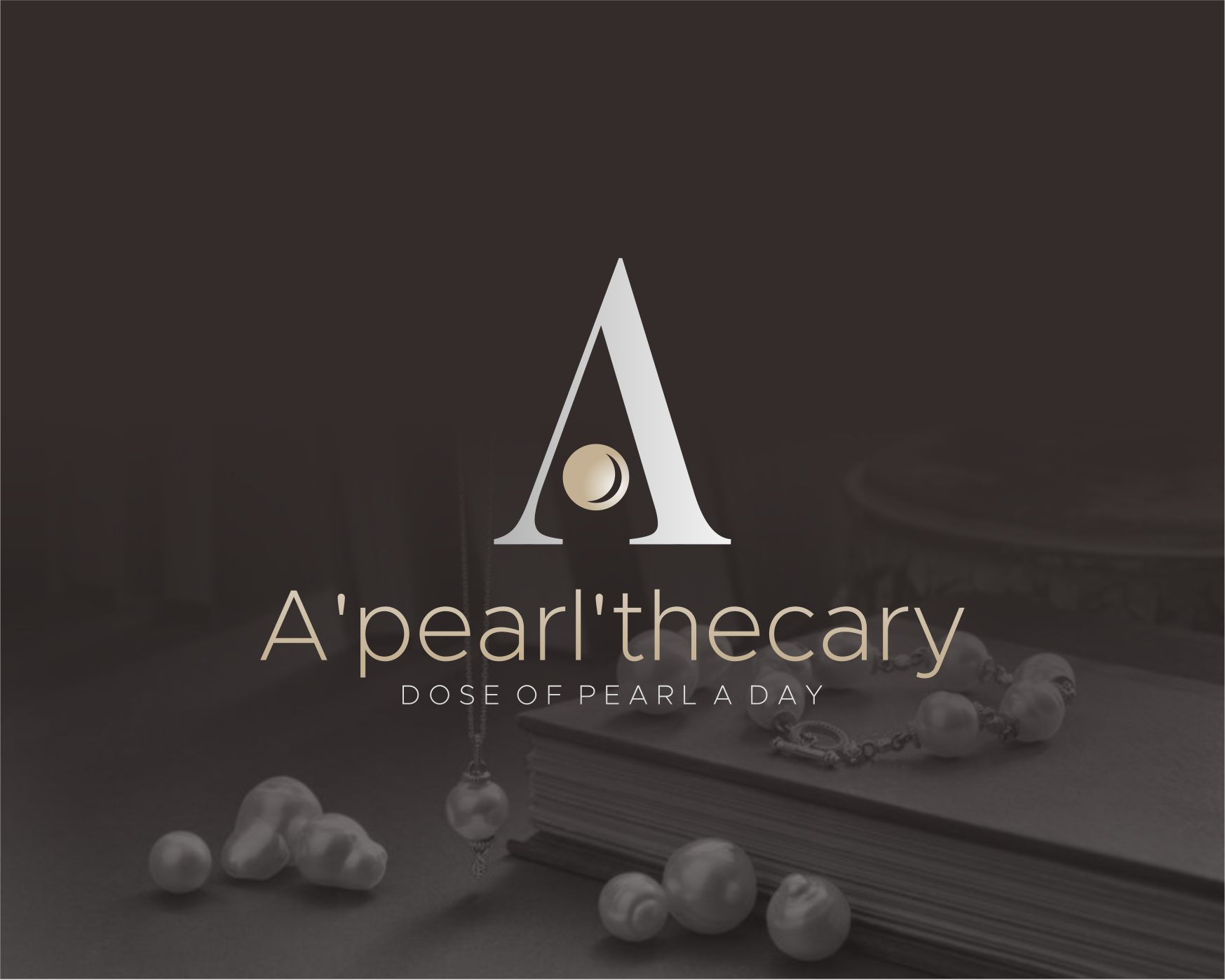Logo Design for A'pearl'thecary slogan-a dose of pearl a day by Sibyle ...