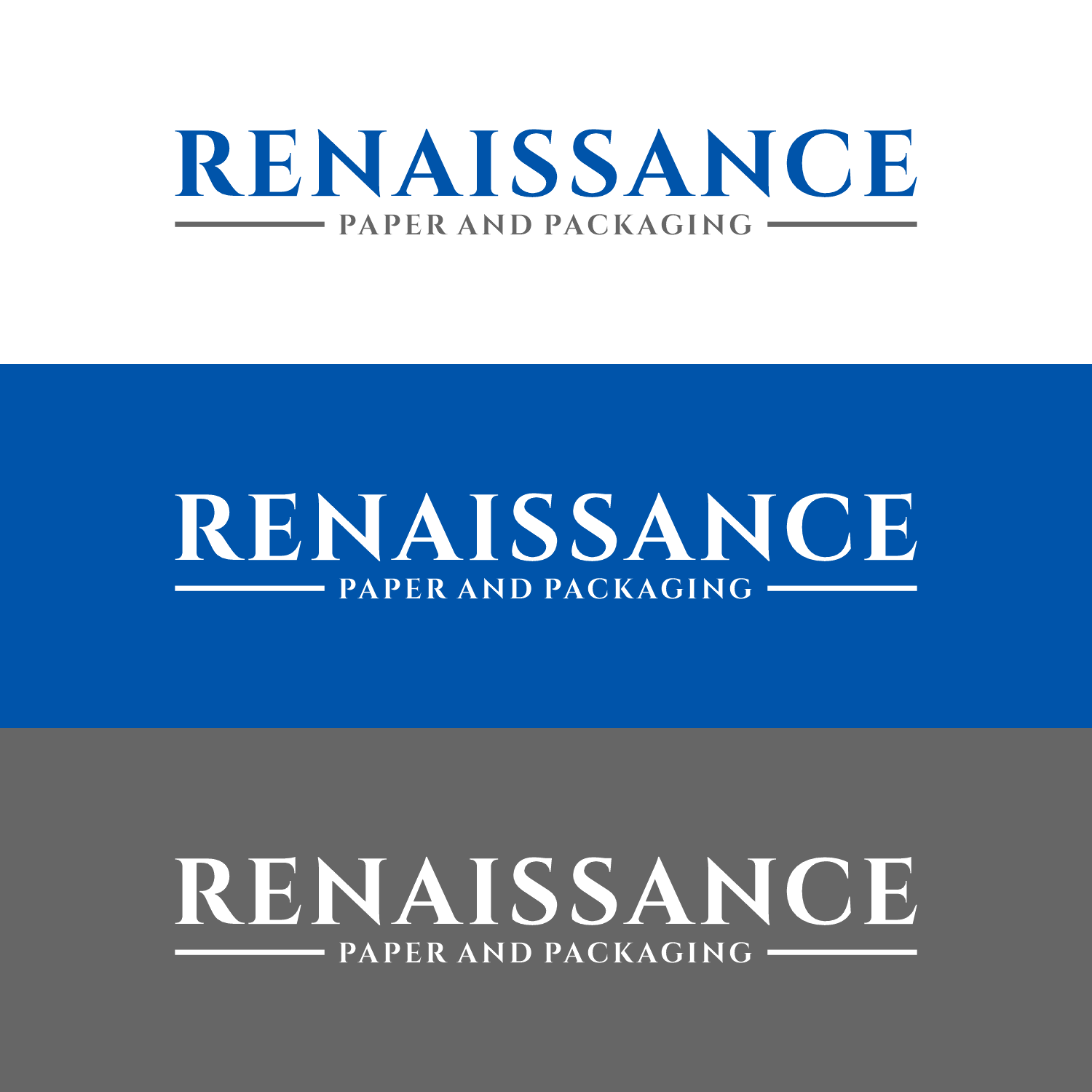 Serious, Traditional Logo Design for Renaissance Paper and Packaging by ...