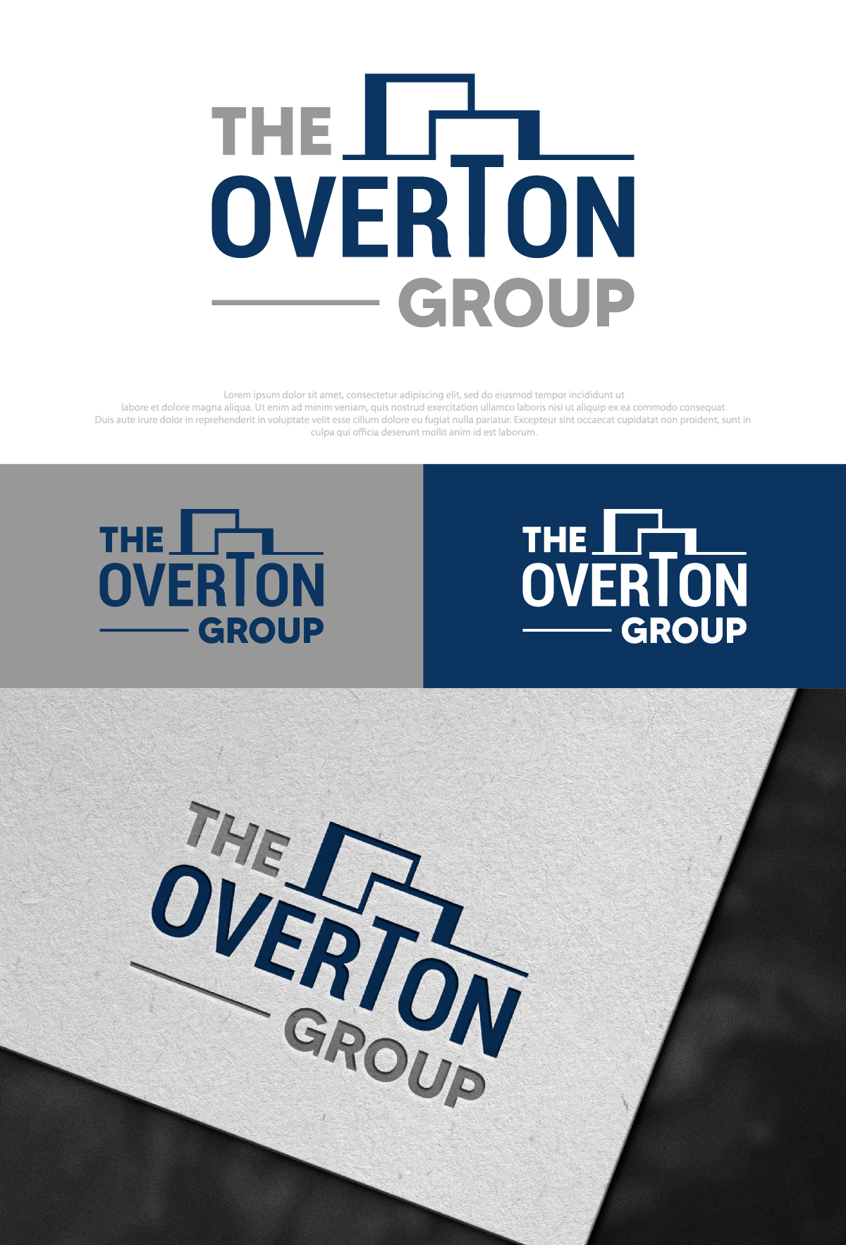 Conservative, Elegant Logo Design for Overton Group or The Overton ...