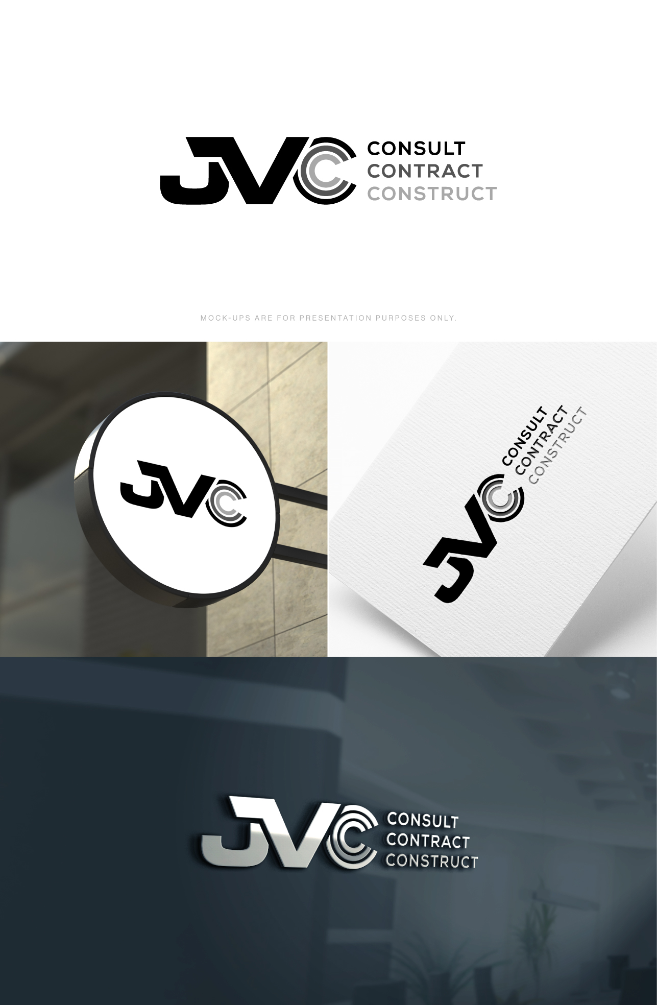 Elegant, Playful, Construction Logo Design for Joint Venture Consult ...