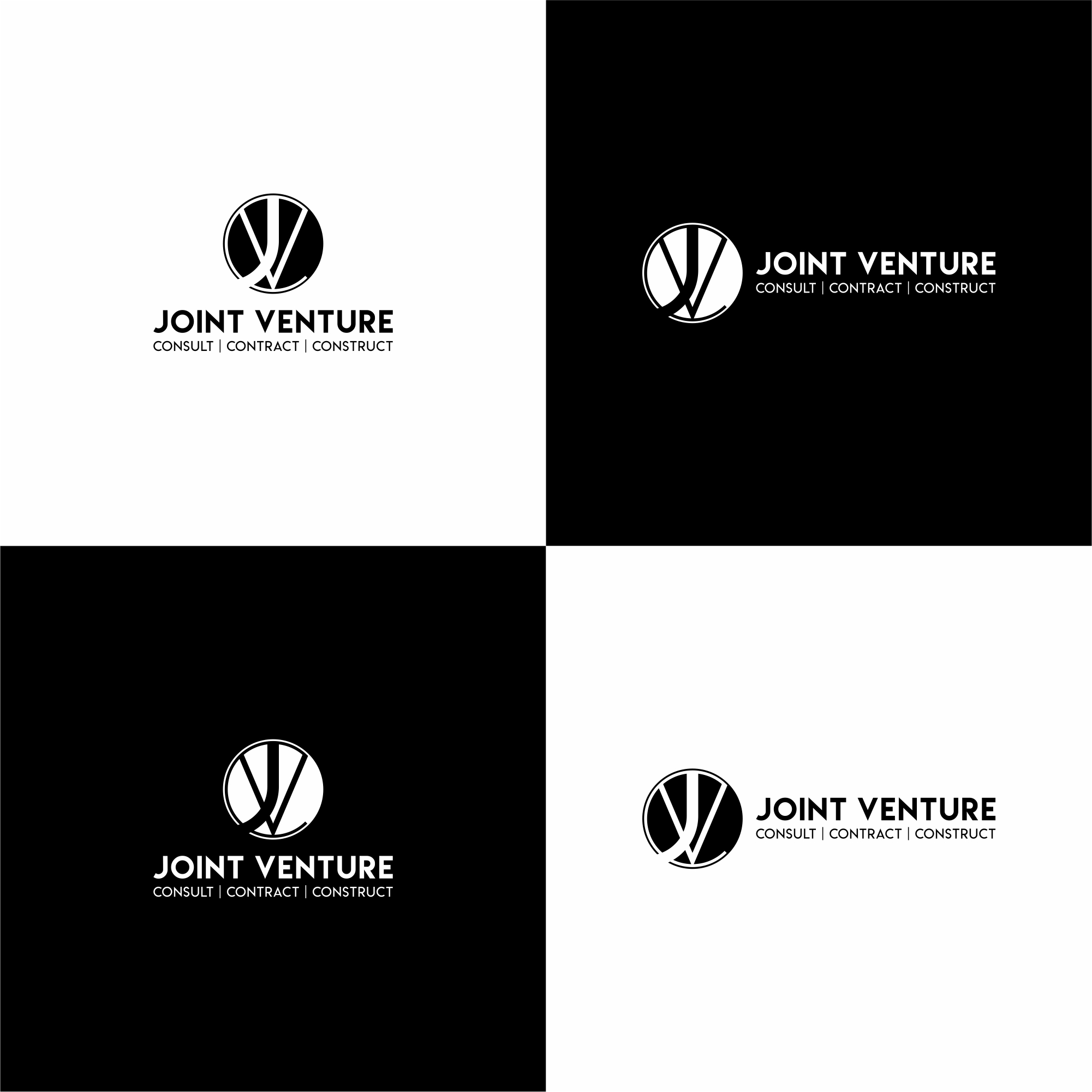 Elegant, Playful, Construction Logo Design for Joint Venture Consult ...