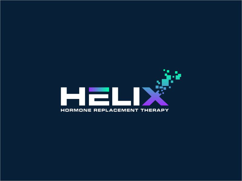 Serious, Modern, Medical / Wellness Logo Design for Helix Hormone ...