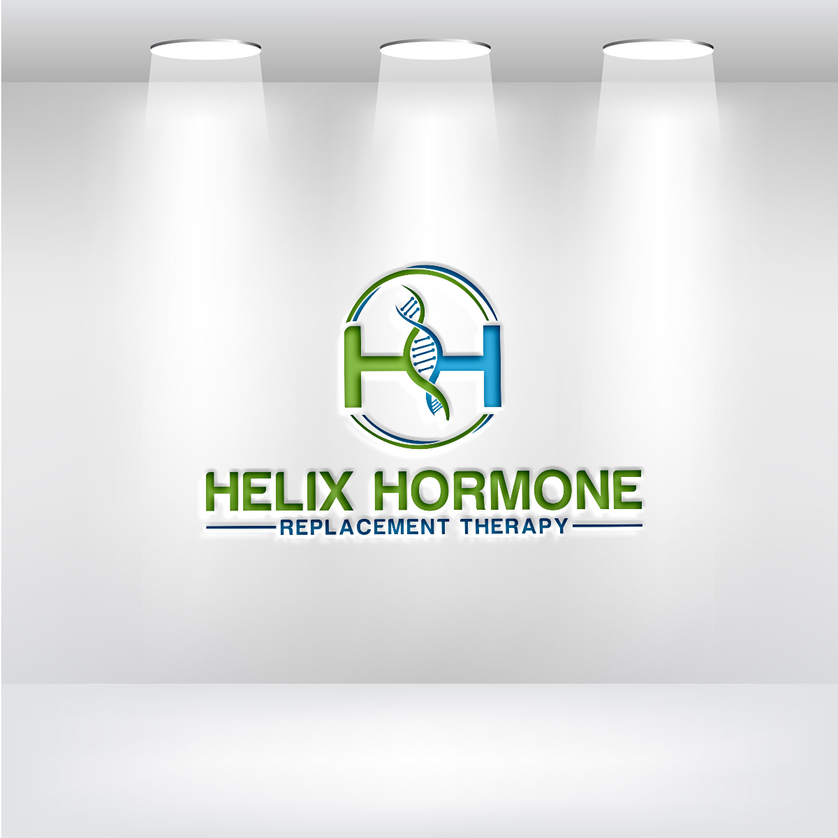 Serious, Modern, Medical / Wellness Logo Design for Helix Hormone ...