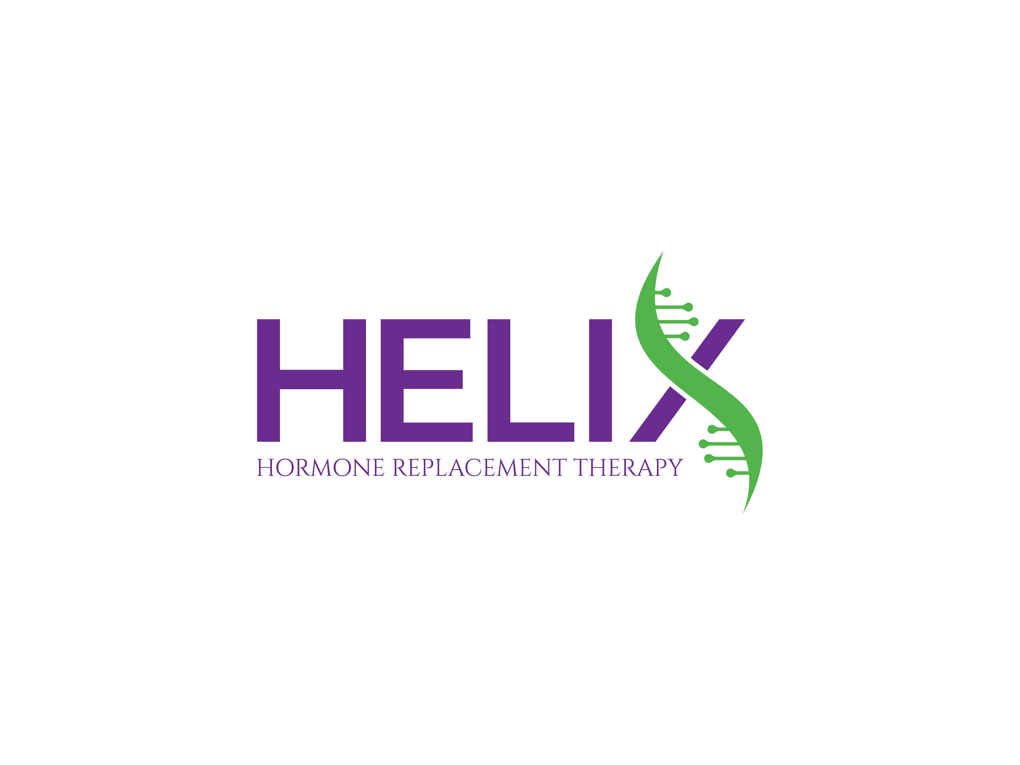 Serious, Modern, Medical / Wellness Logo Design for Helix Hormone ...