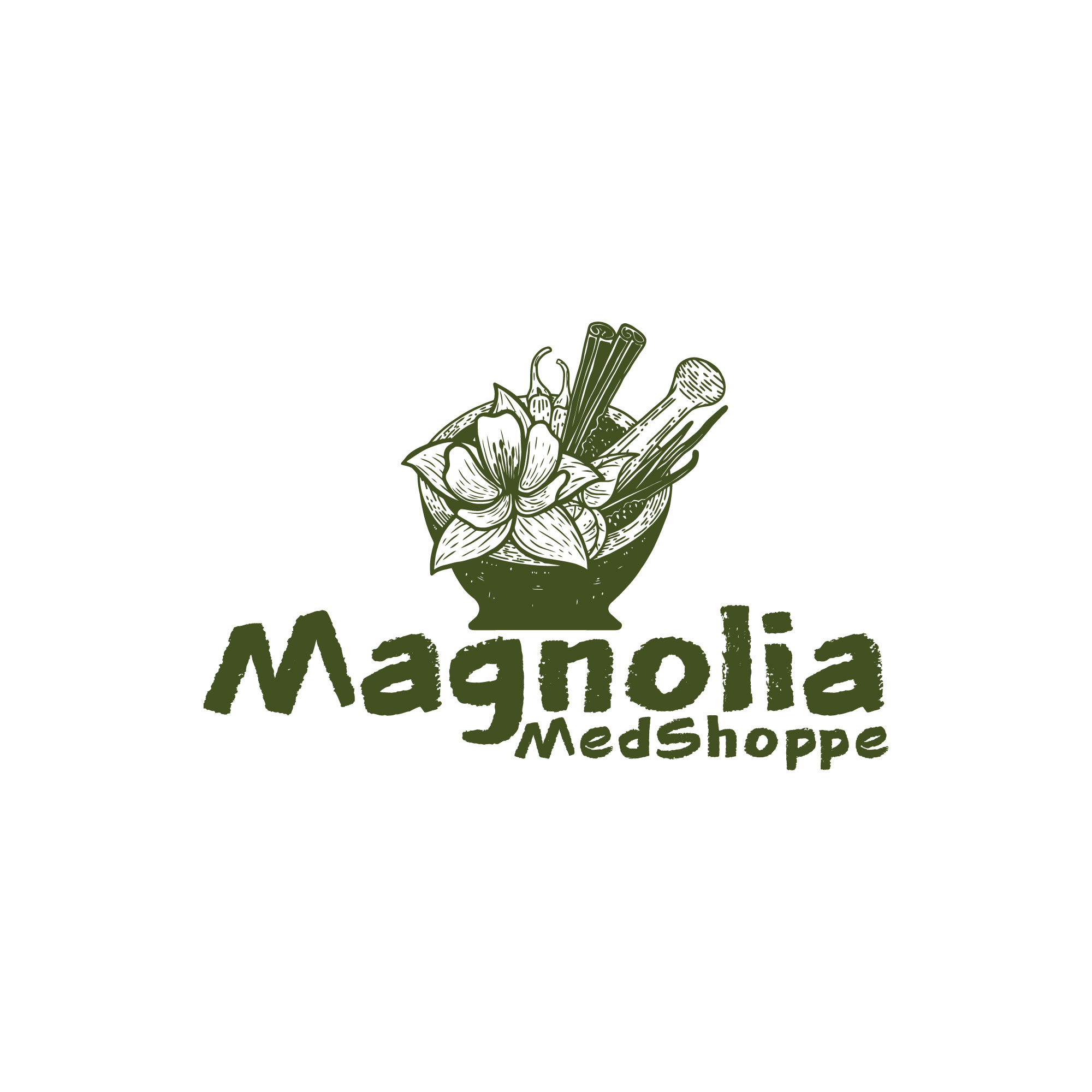 Logo Design for Magnolia MedShoppe by MD ROKON UDDIN | Design #32615551