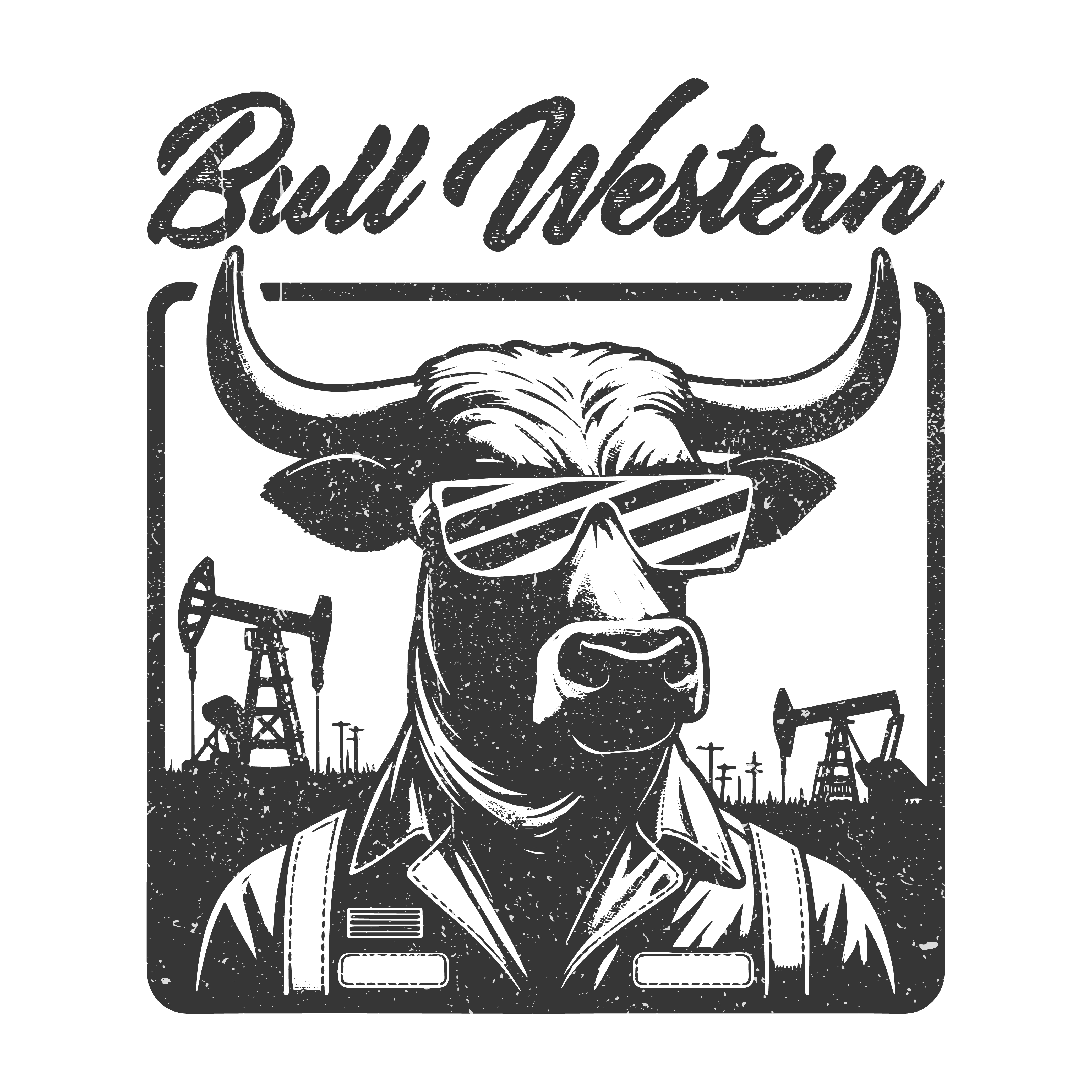 Elegant, Playful, Oilfield, blue collar, western T-shirt Design for a ...