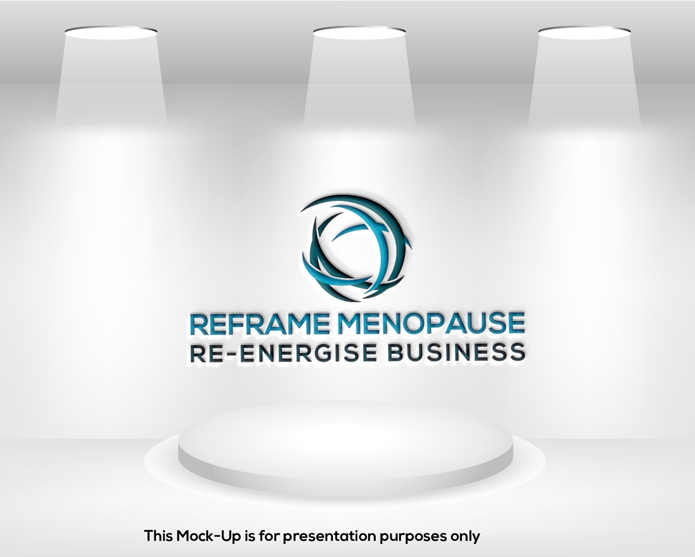 Logo Design for REFRAME MENOPAUSE RE-ENERGISE BUSINESS by Bruse R ...