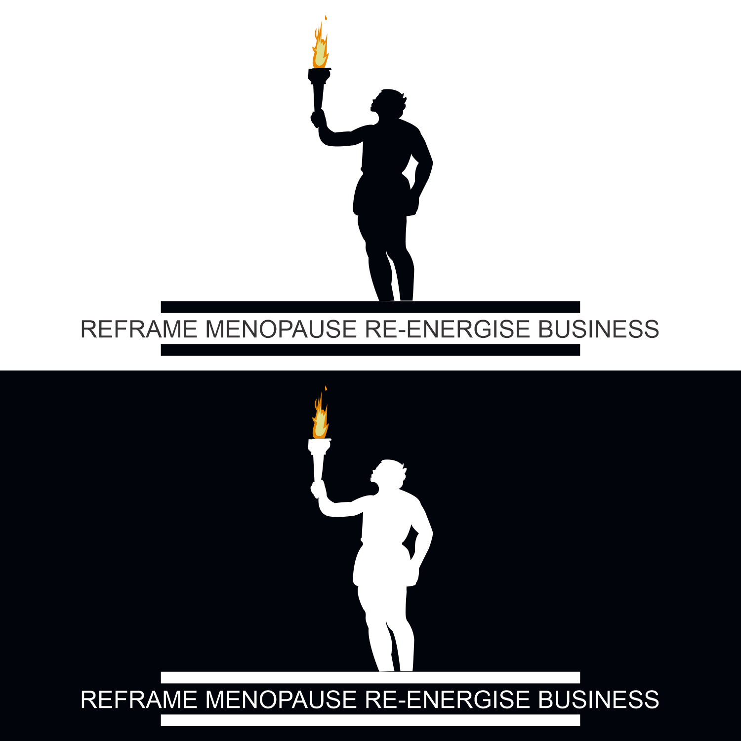 Logo Design for REFRAME MENOPAUSE RE-ENERGISE BUSINESS by pusing ...