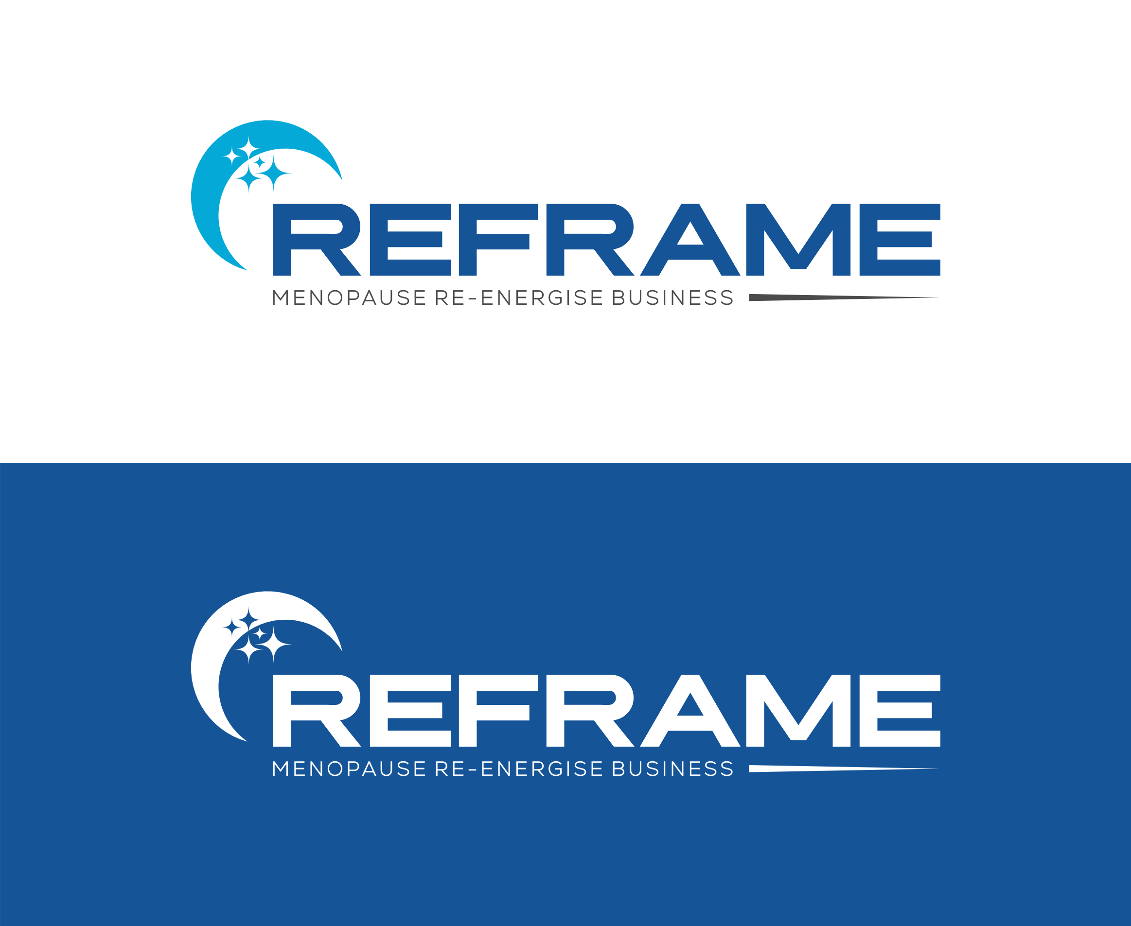 Logo Design for REFRAME MENOPAUSE RE-ENERGISE BUSINESS by adeva ...