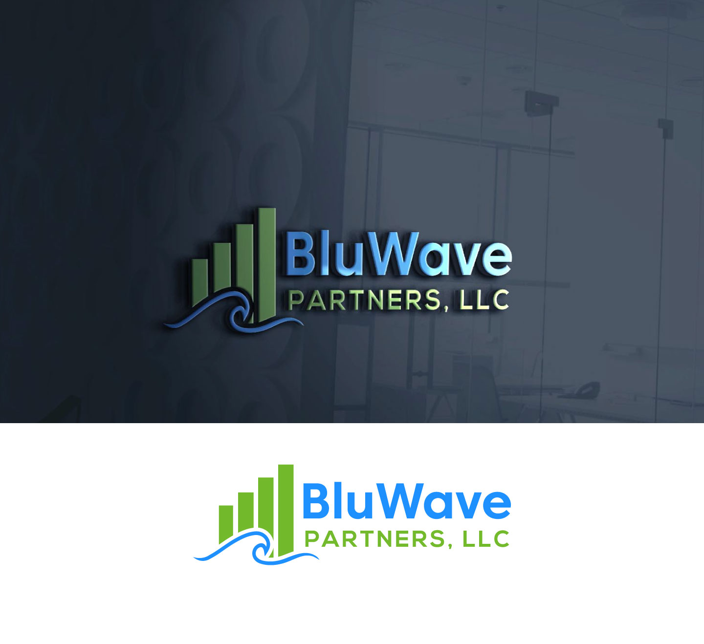 Serious, Modern, Financial Services Logo Design for BluWave by ...