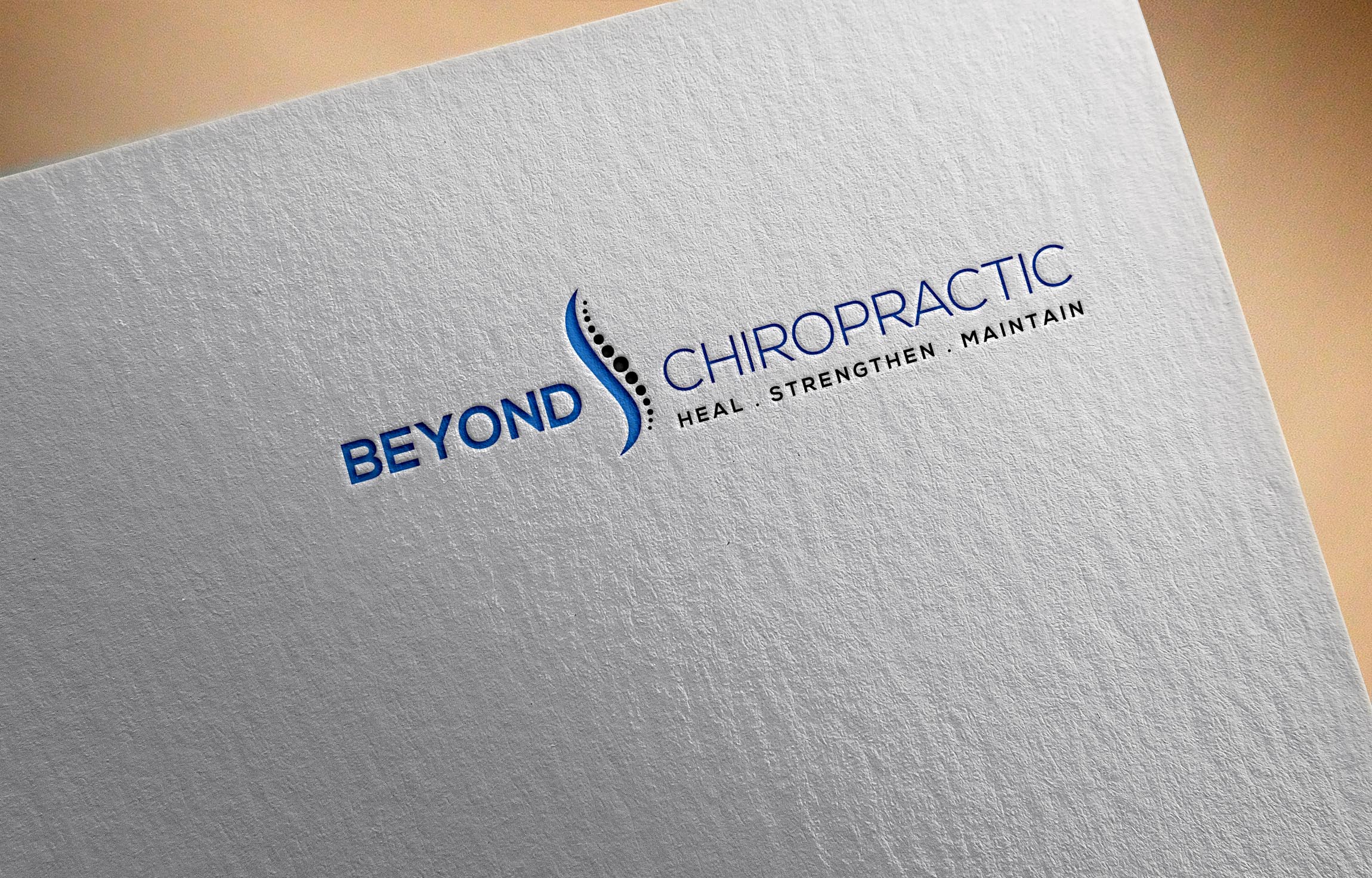 Elegant, Playful, Health and Wellness Logo Design for Beyond Chiropractic - Heal . Strengthen ...