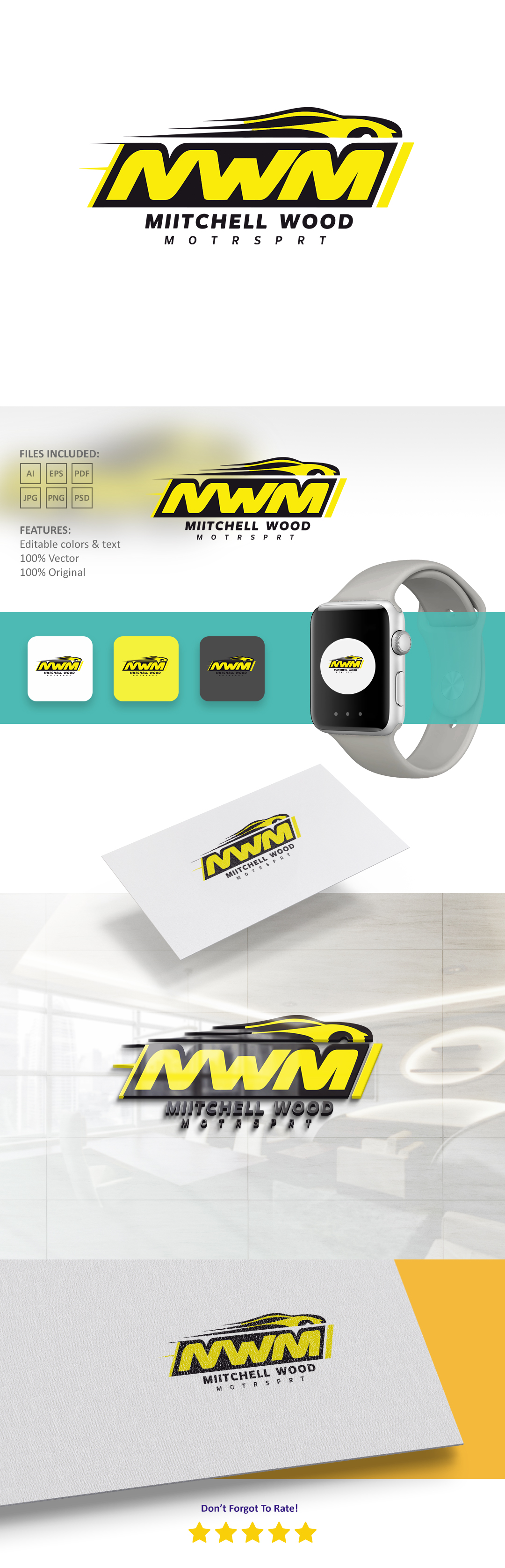 Logo Design for MWM (Mitchell Wood Motorsport) by designartpro1 ...
