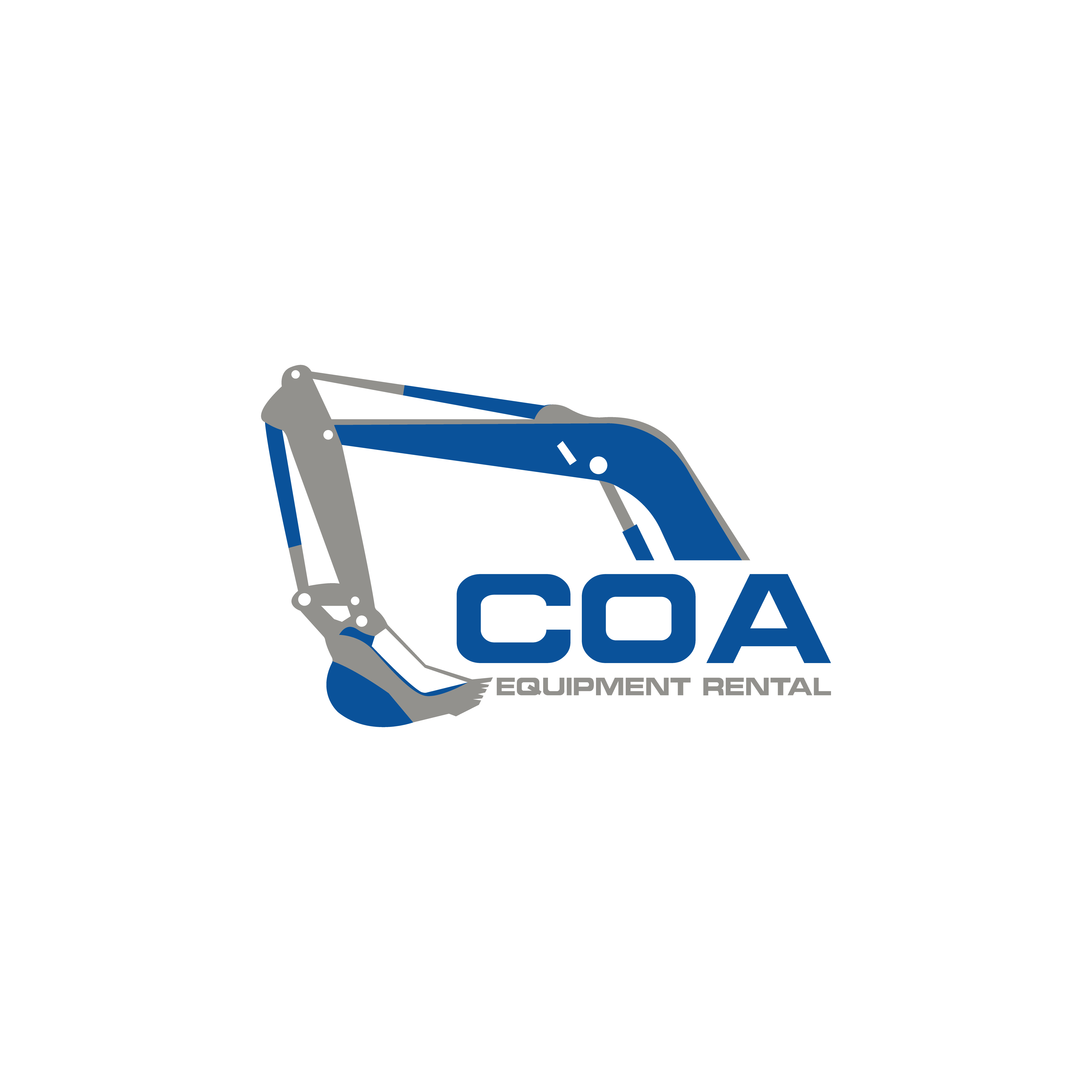 Logo Design for COA needs to be bold, Equipment rental can be small or ...