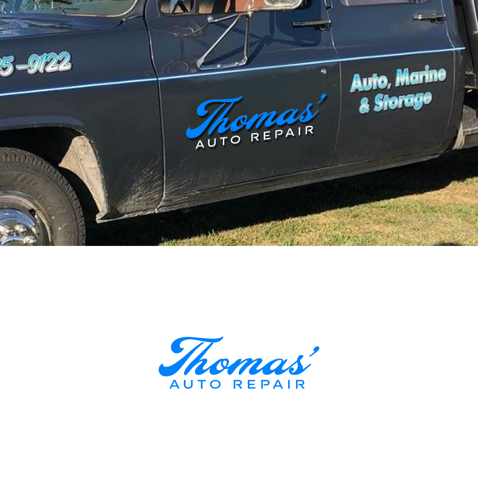 Traditional, Personable, Auto Repair Logo Design for Thomas' Auto Repair by AliArts | Design ...
