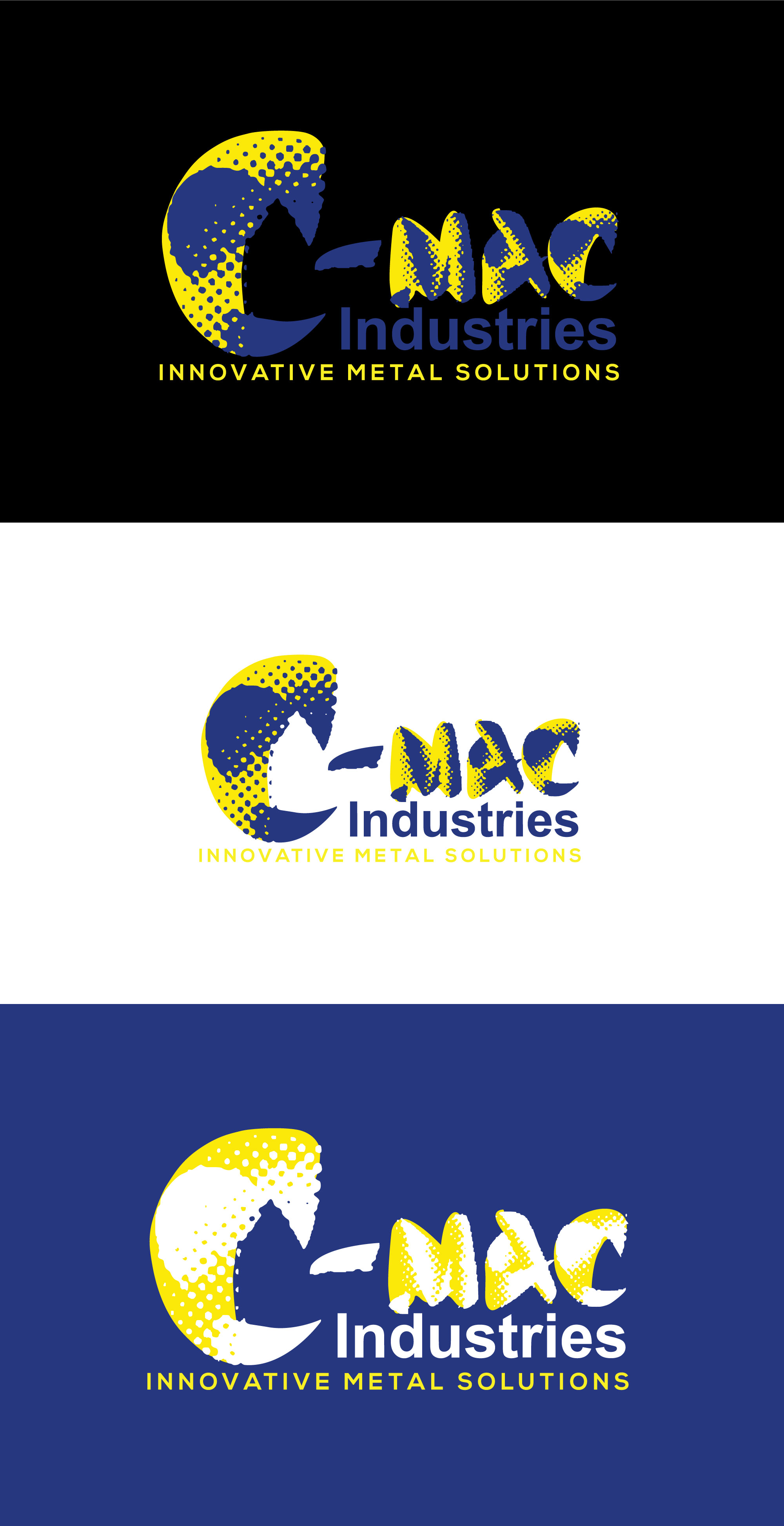 Bold, Serious, Metal Manufacturing Logo Design for C-Mac Industries ...