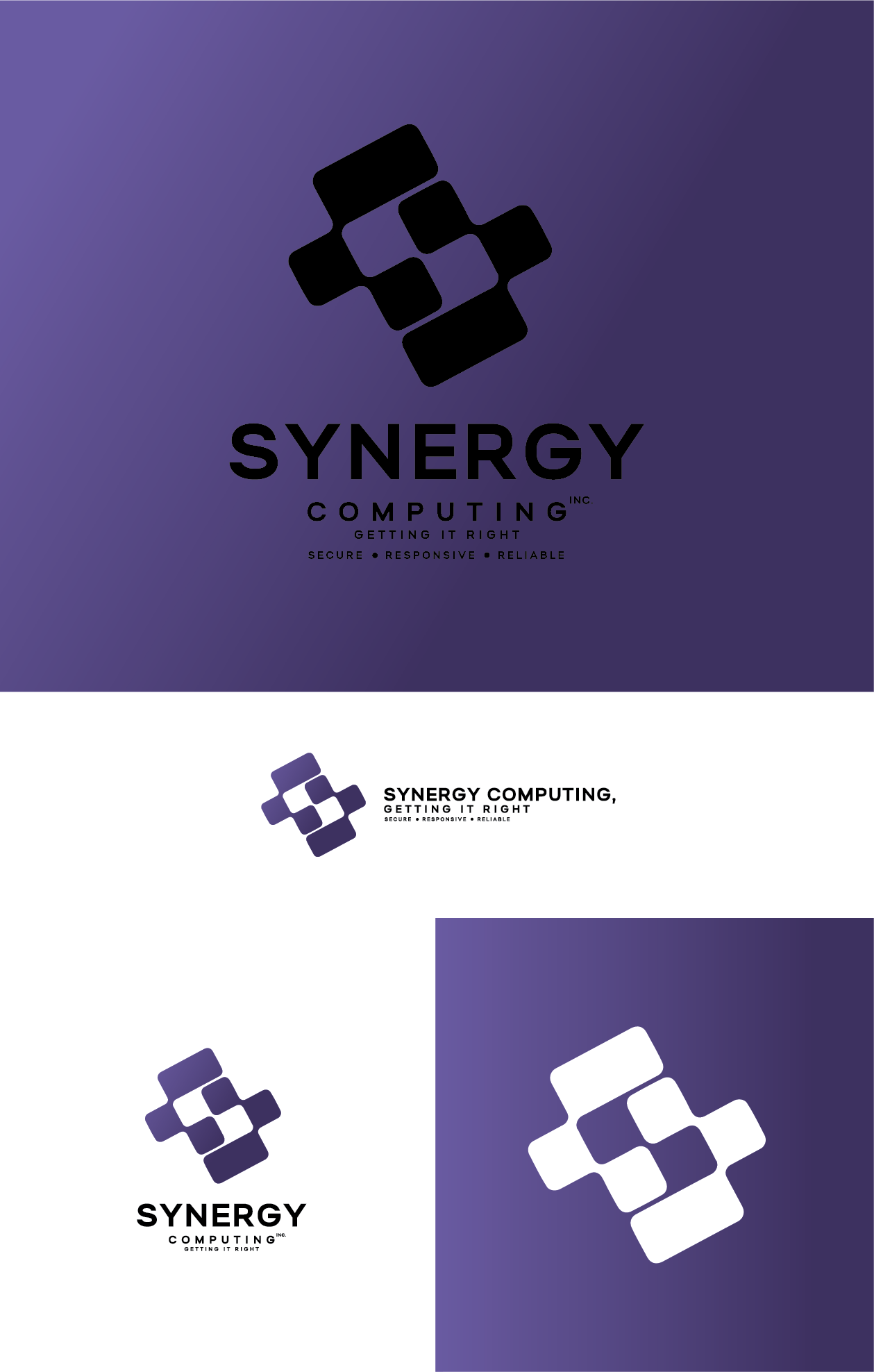 Elegant, Playful, IT Managed Services Logo Design for Synergy Computing ...