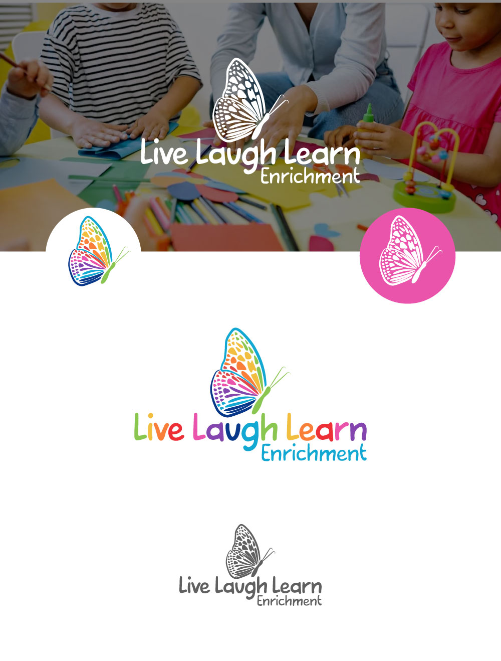 Playful, Bold, Children's enrichment learning Logo Design for Live ...