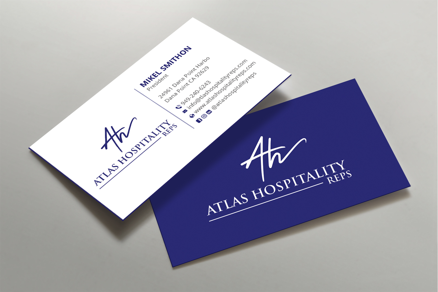 Conservative, Professional, Foodservice/Hospitality Business Card ...