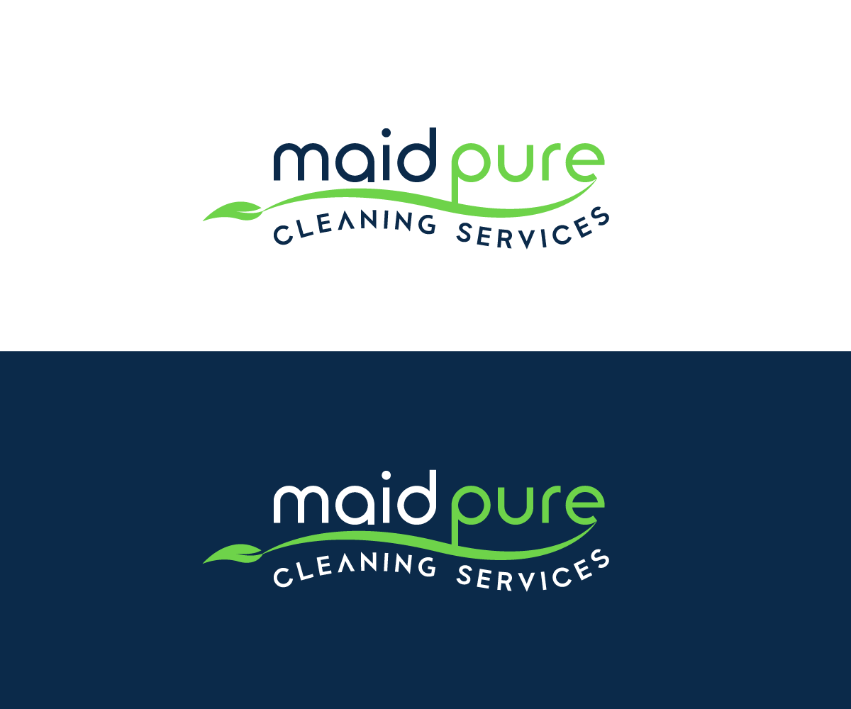 Upmarket, Elegant, Cleaning Service Logo Design for Maid Pure Cleaning ...