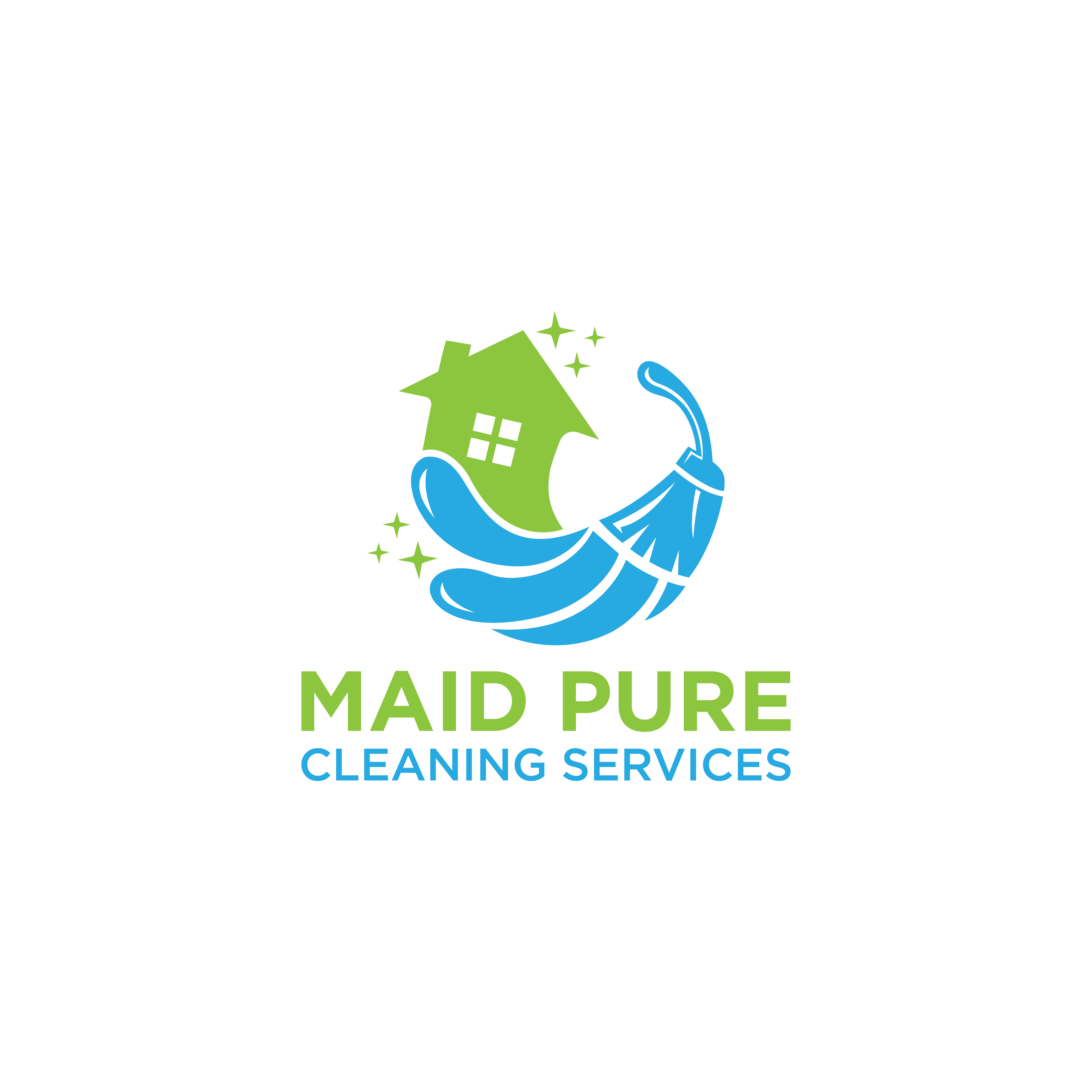 Upmarket, Elegant, Cleaning Service Logo Design for Maid Pure Cleaning ...