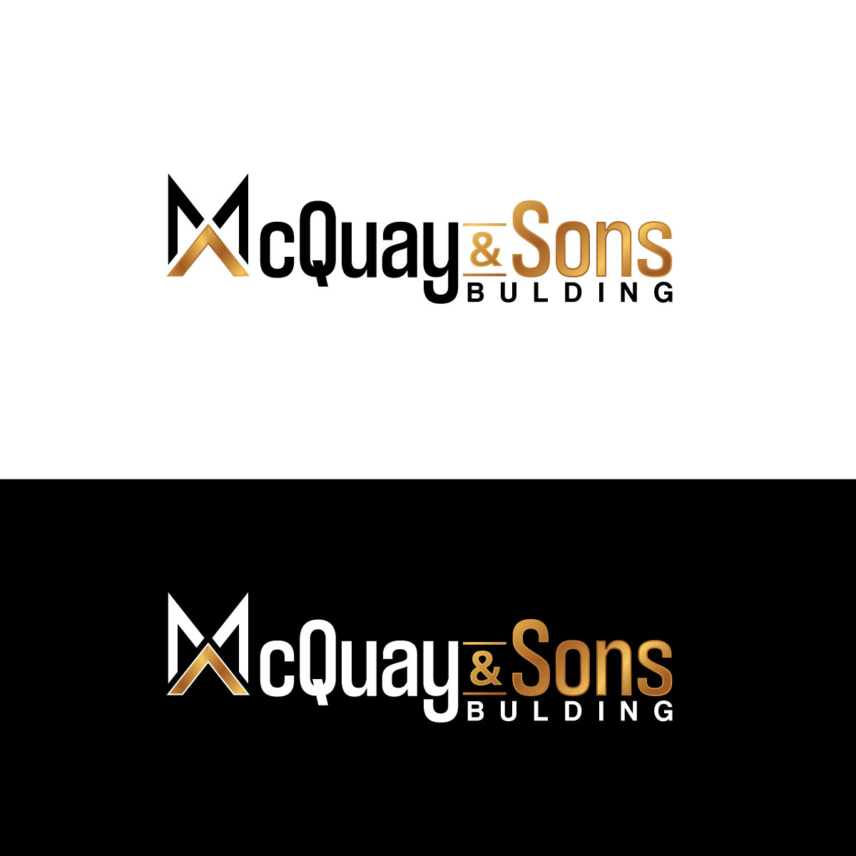 Elegant, Professional Logo Design for McQuay & Sons Bulding by ...