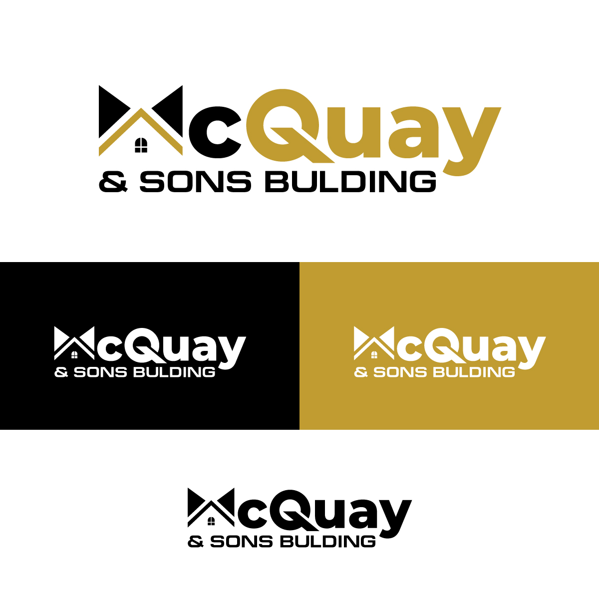 Elegant, Professional Logo Design for McQuay & Sons Bulding by ...