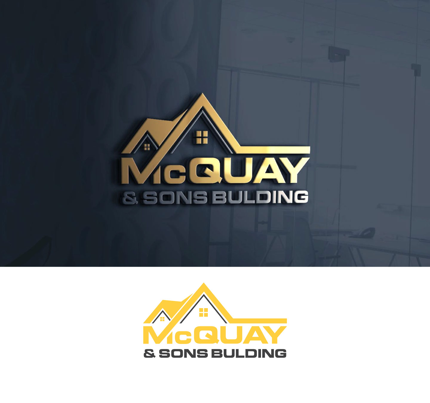 Elegant, Professional Logo Design for McQuay & Sons Bulding by ...