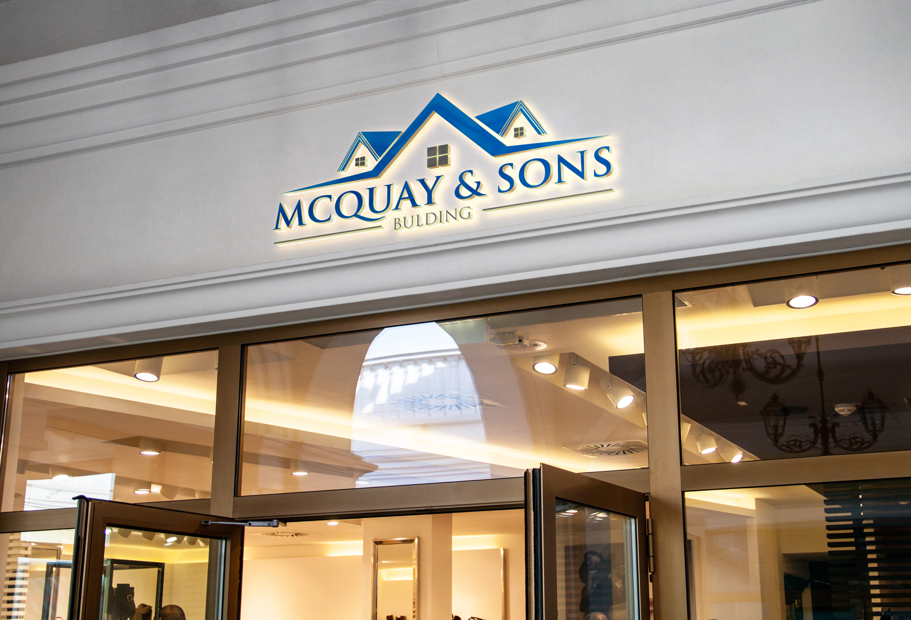 Elegant, Professional Logo Design for McQuay & Sons Bulding by ...