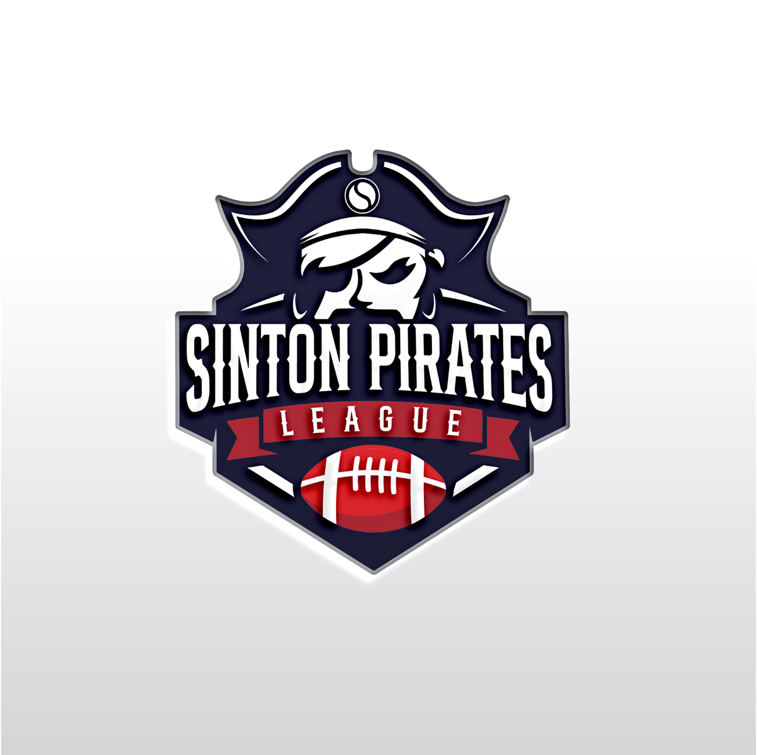 Bold, Serious, Youth Football Logo Design for Sinton Pirates by MD ...