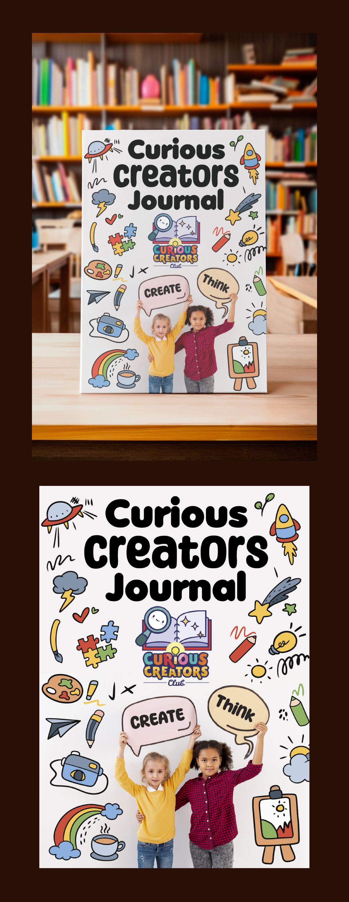 Bold, Playful, Education Book Cover Design for Curiosity 2 CREATE by ...