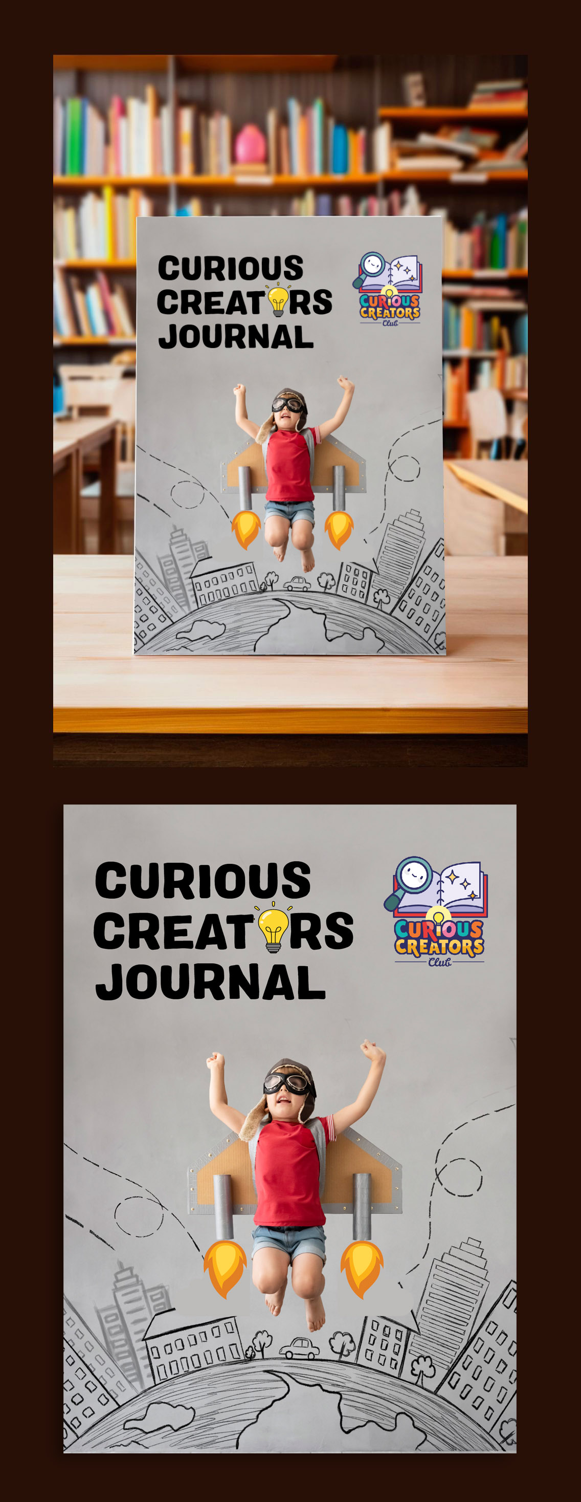 Bold, Playful, Education Book Cover Design for Curiosity 2 CREATE by ...