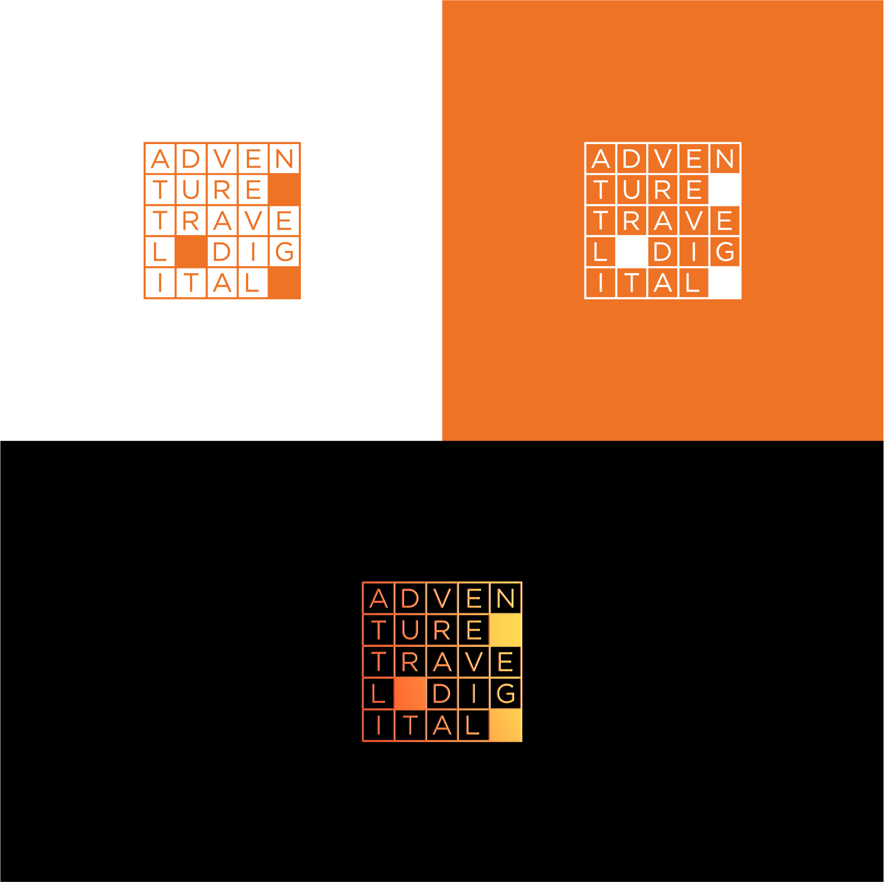 Upmarket, Colorful, Digital marketing agency Logo Design for AdventureTravel Digital by The Lion ...