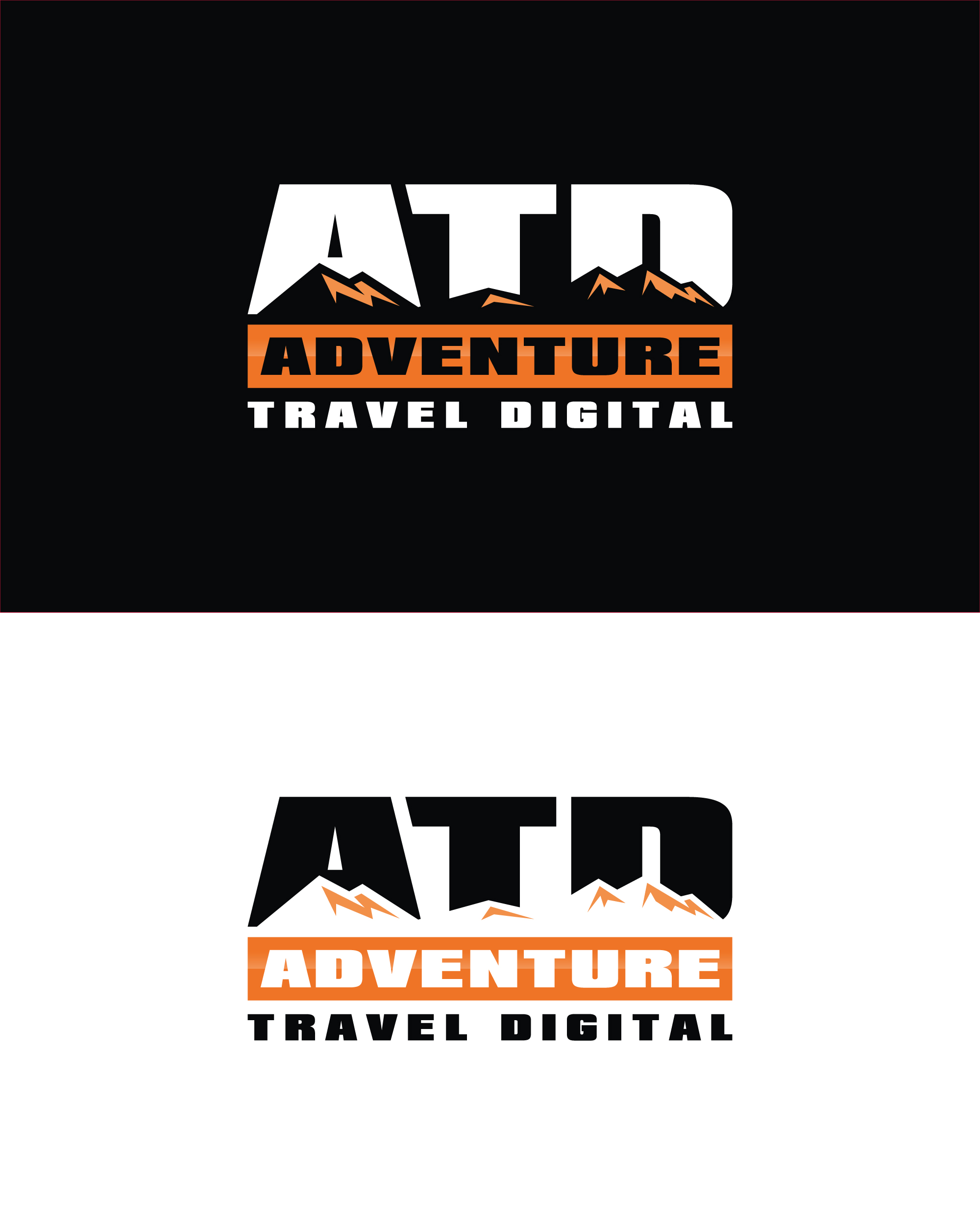Upmarket, Colorful, Digital marketing agency Logo Design for AdventureTravel Digital by Md ...