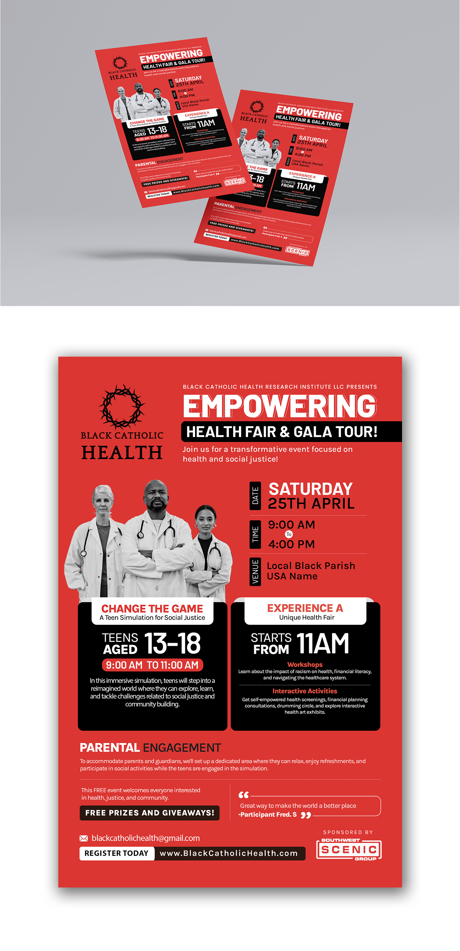 Elegant, Playful Flyer Design for a Company by debdesign | Design #32654766