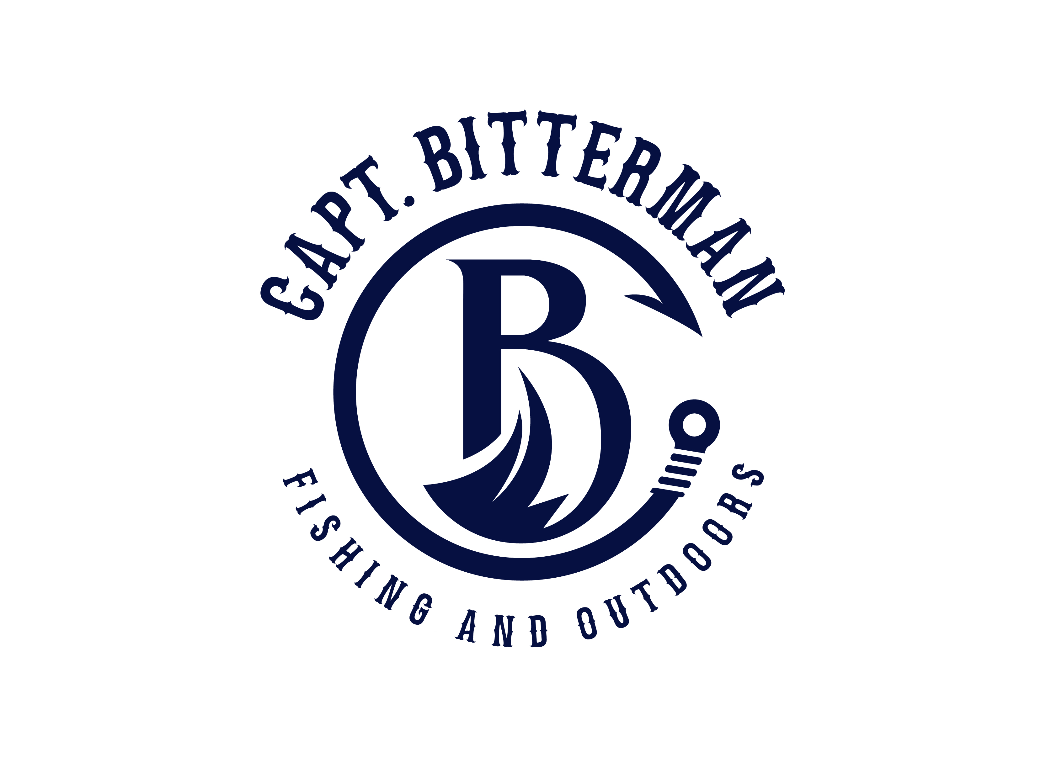 Masculine, Modern, Fishing and Outdoors Logo Design for Capt. Bitterman ...