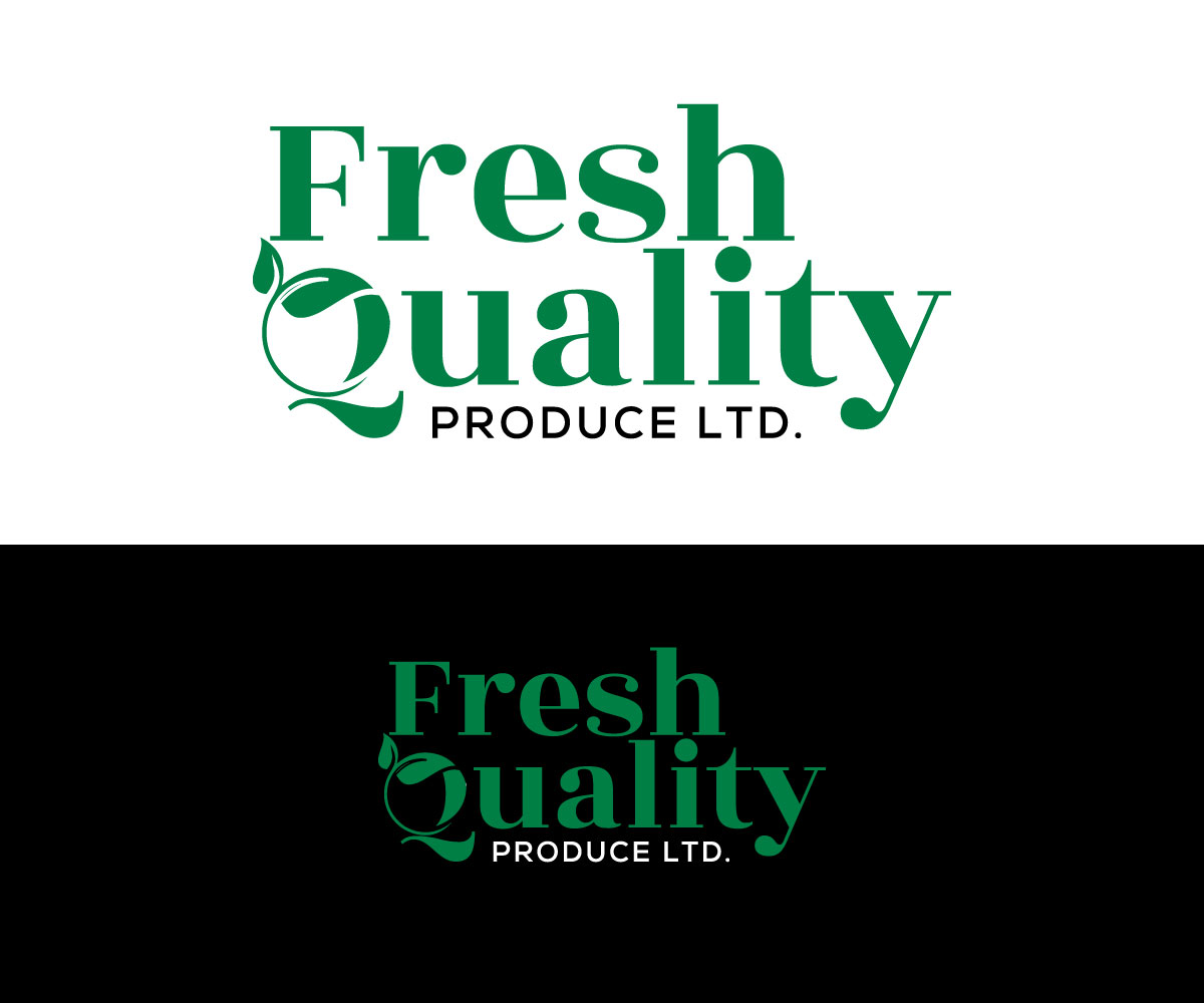 Logo Design for Fresh Quality Produce Ltd. with a slogan "It's in the ...
