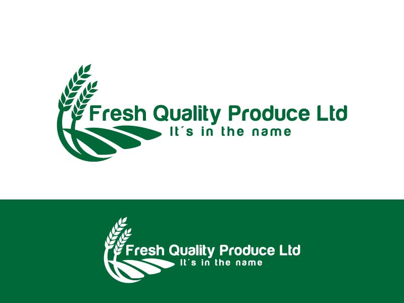 Logo Design for Fresh Quality Produce Ltd. with a slogan "It's in the ...