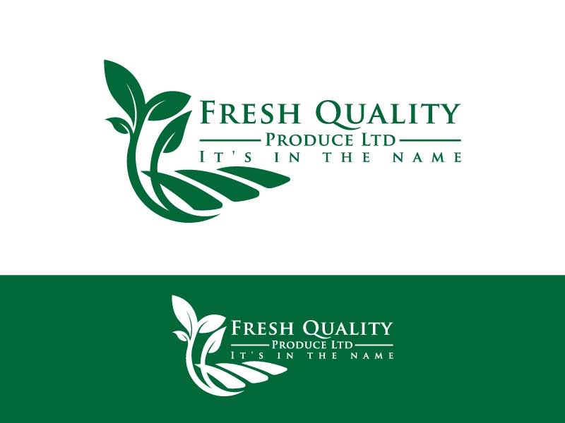 Logo Design for Fresh Quality Produce Ltd. with a slogan "It's in the ...