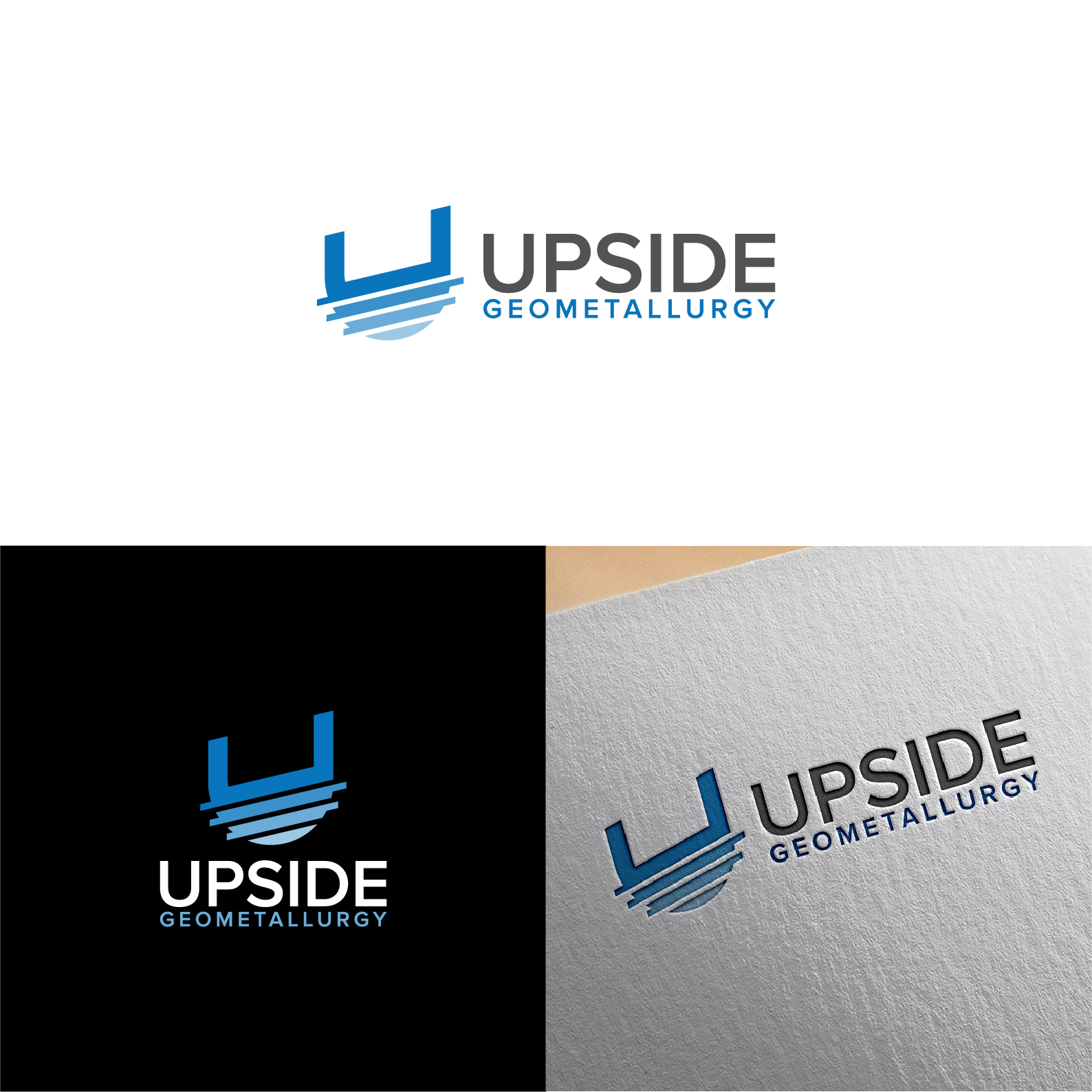 Serious, Modern, Mining - Geology and Metallurgy Logo Design for Upside ...