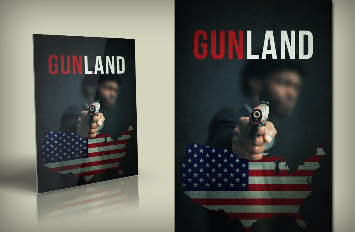 Gun Poster Design for Moguldom Media Group by kaatem | Design #3110551