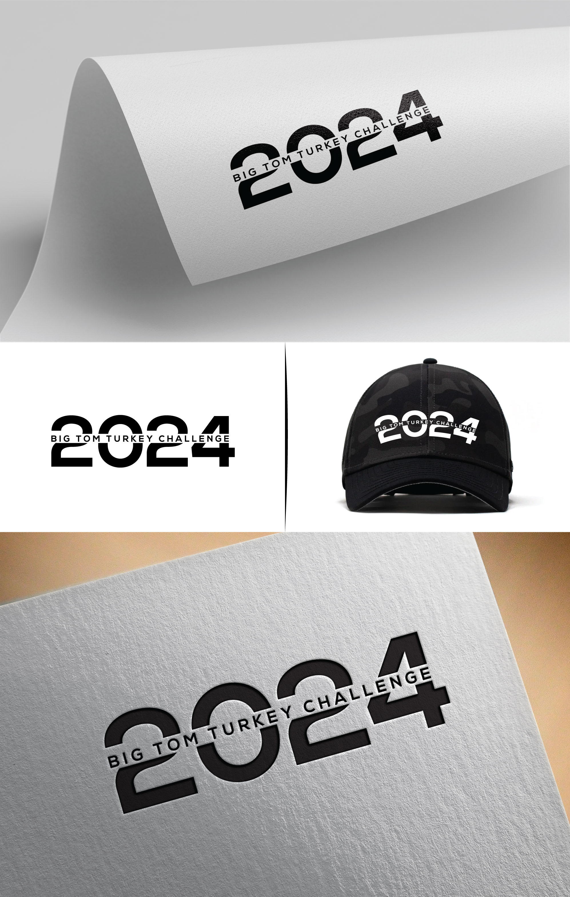 Logo Design for 2024 Big Tom Turkey Challenge by devedjns | Design ...