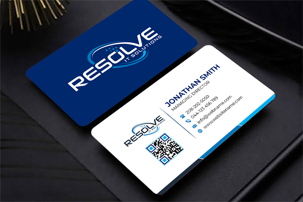 Business Card Design for IT Company | 3 Business Card Designs for a ...