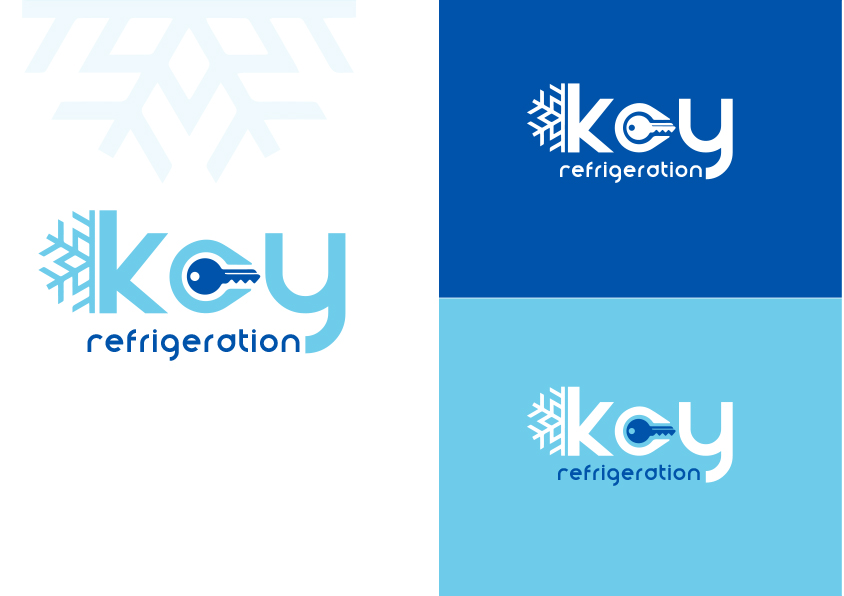 Bold, Serious, Commercial refrigeration B2B Logo Design for Key ...