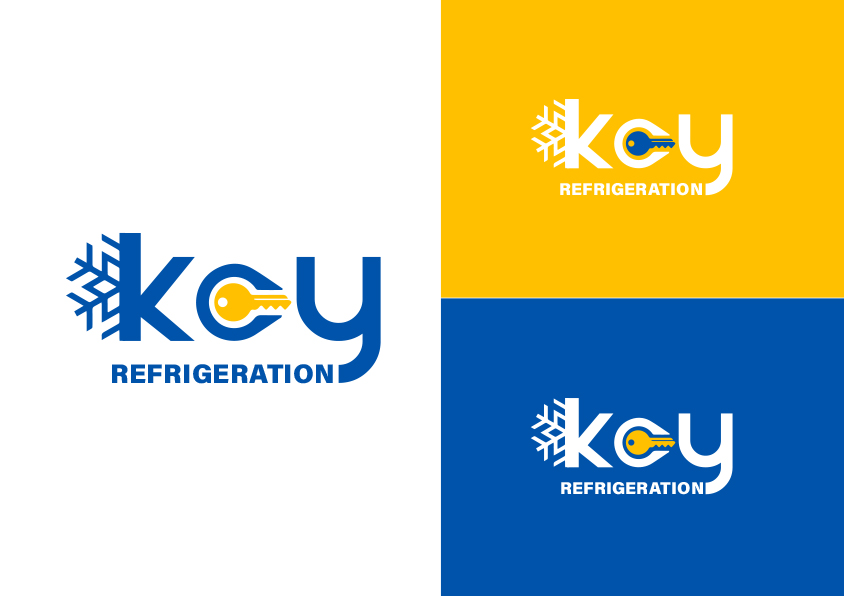 Bold, Serious, Commercial refrigeration B2B Logo Design for Key ...