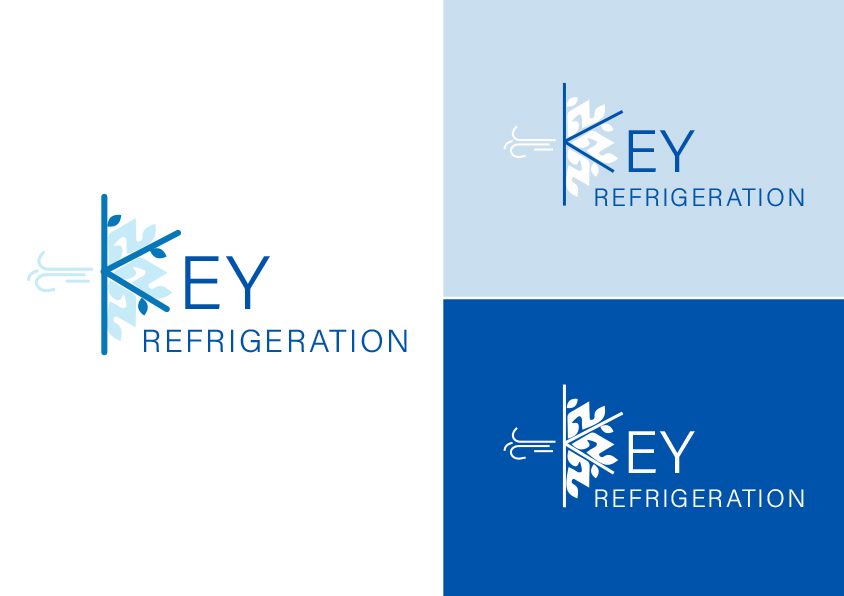 Bold, Serious, Commercial refrigeration B2B Logo Design for Key ...