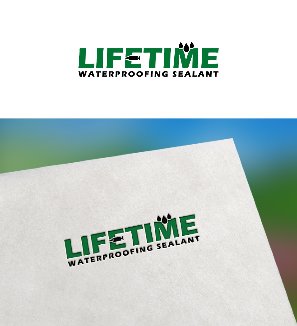 Logo Design for Lifetime Waterproofing Sealant by Plextone | Design ...