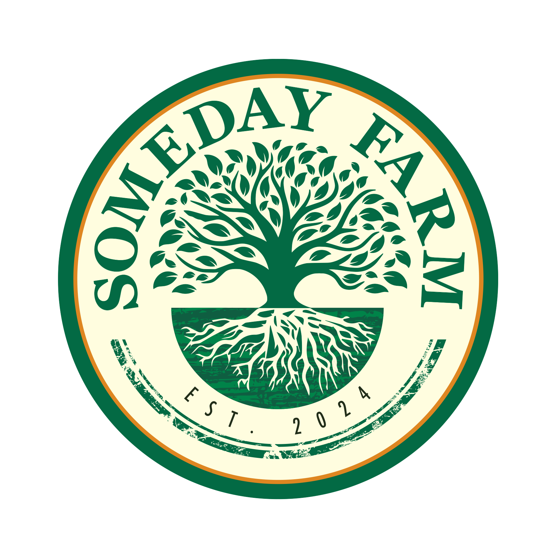Traditional, Personable Logo Design for Someday Farm by Dennis Jackson ...