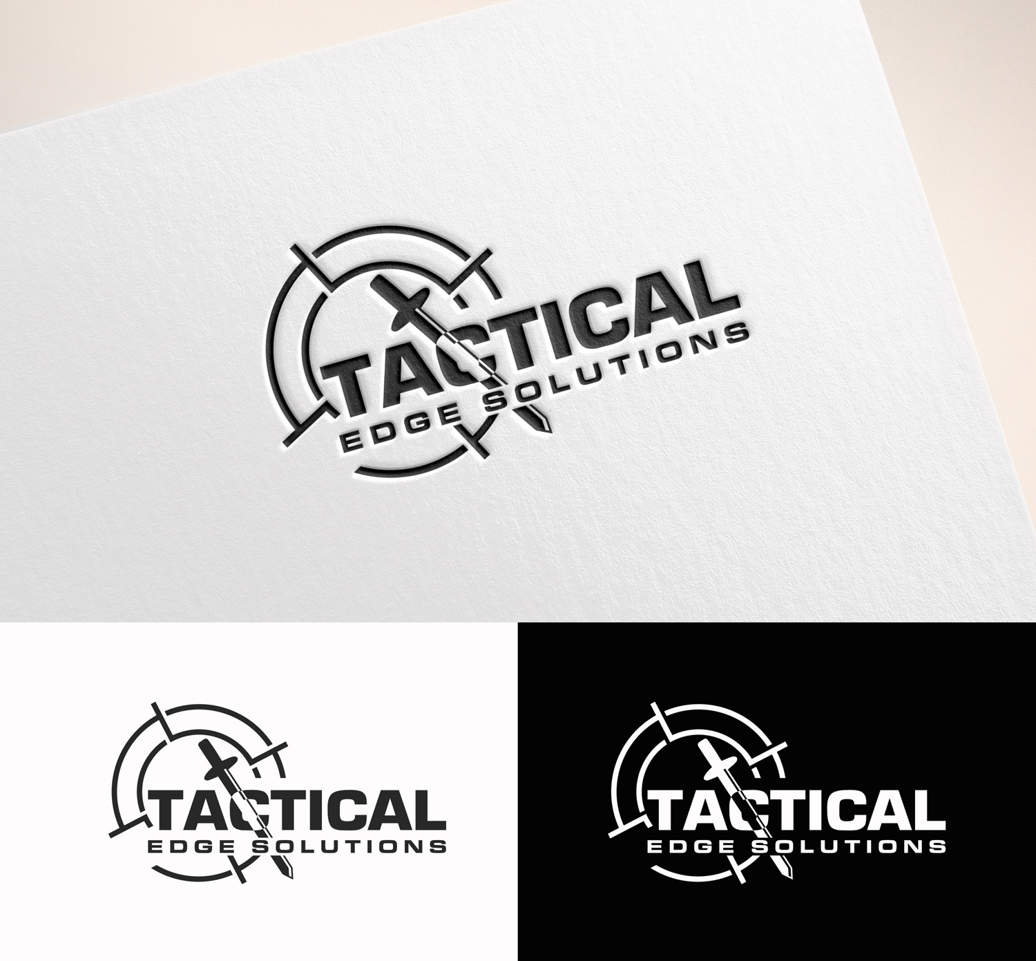 Logo Design for Tactical Edge Solutions by Mahmuda Mitu | Design #32656302