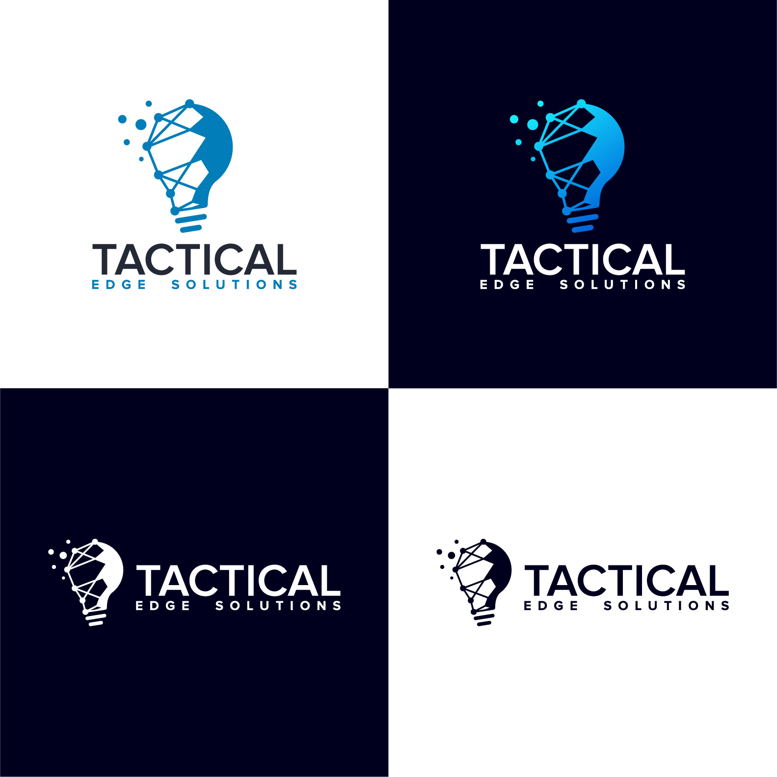 Logo Design for Tactical Edge Solutions by 4tech services | Design #32661227