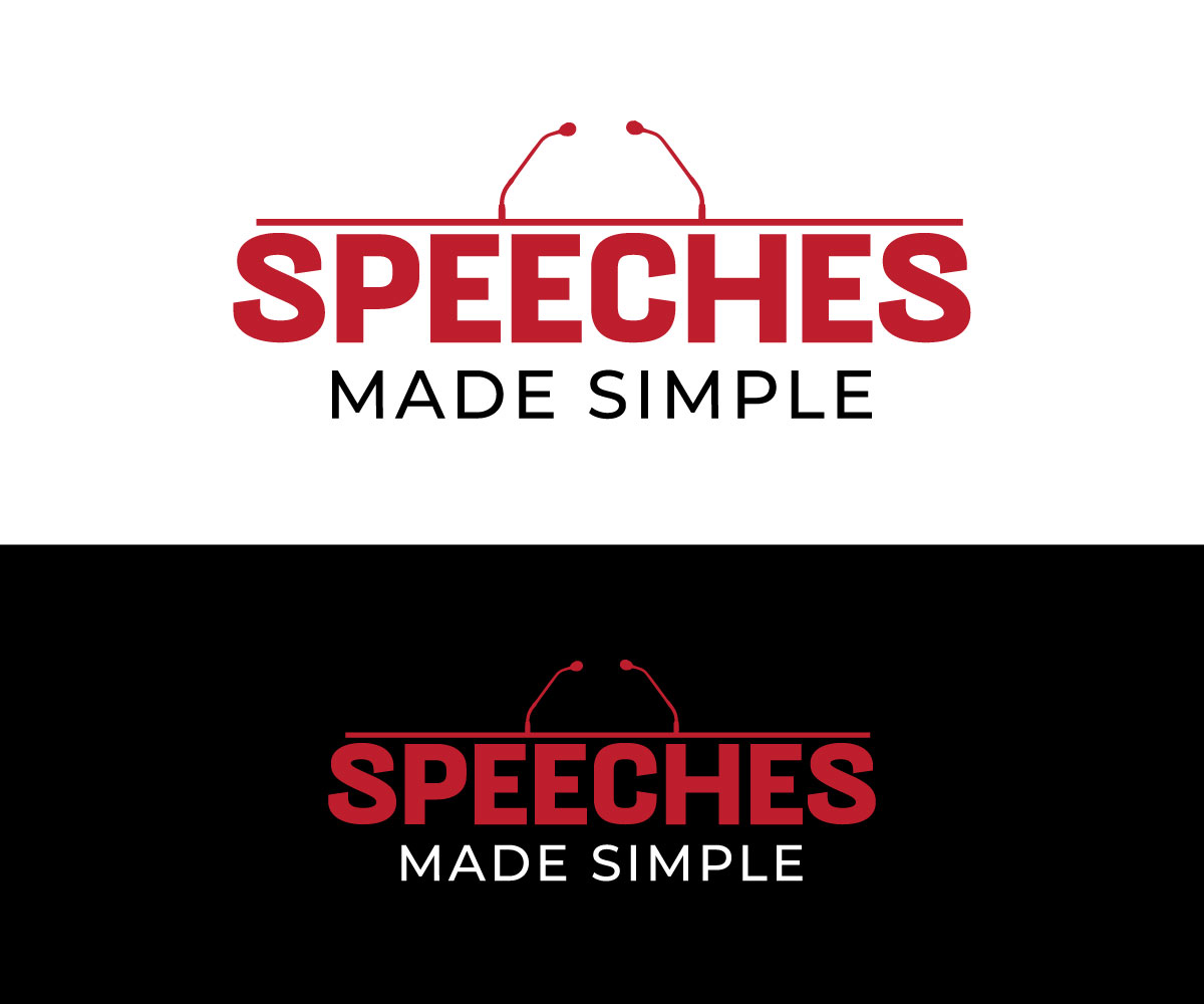 Elegant, Playful, Training/consulting Logo Design for SPEECHES MADE ...